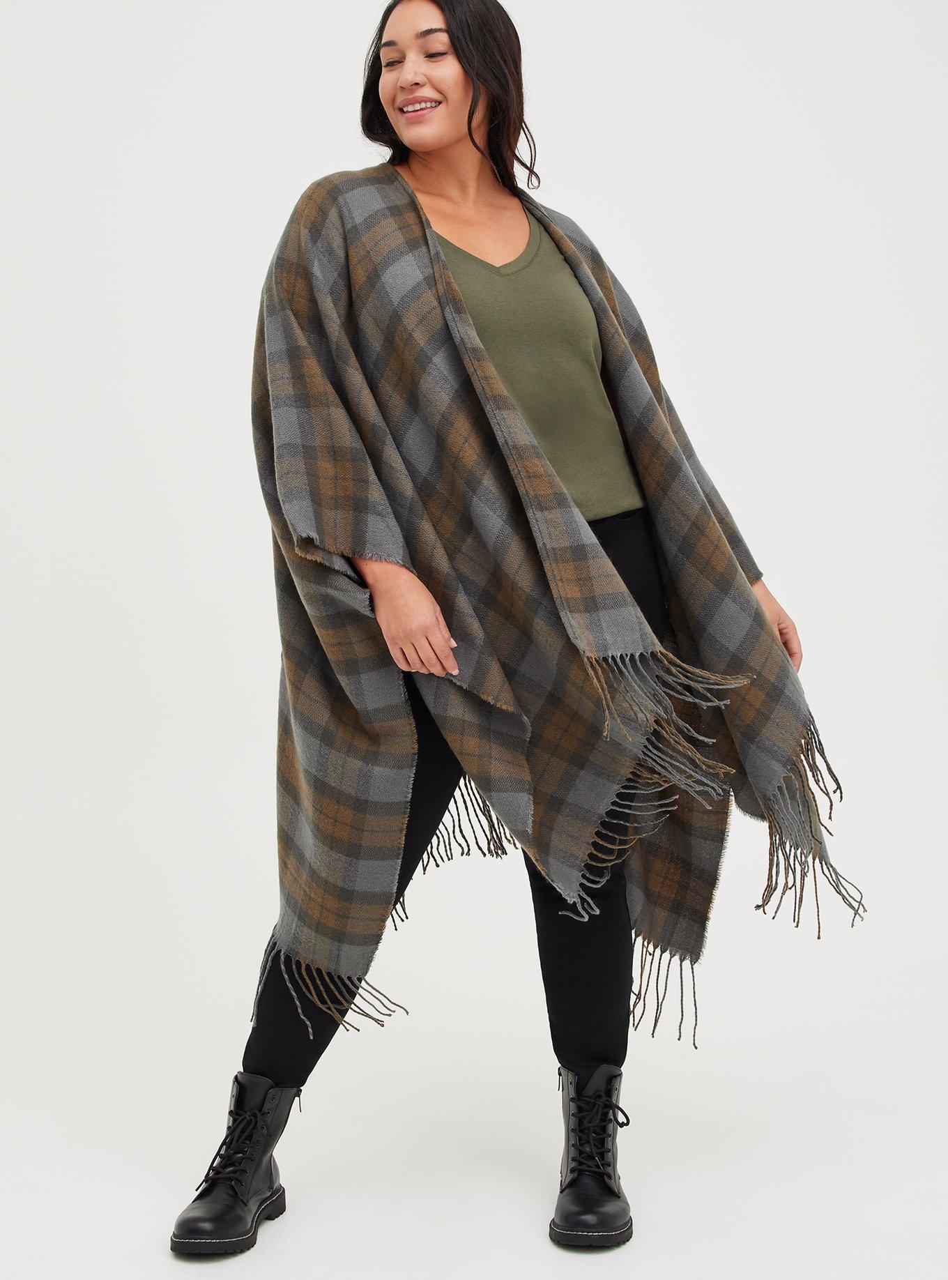 Plus Size - Ruana - Tartan Outlander - Torrid