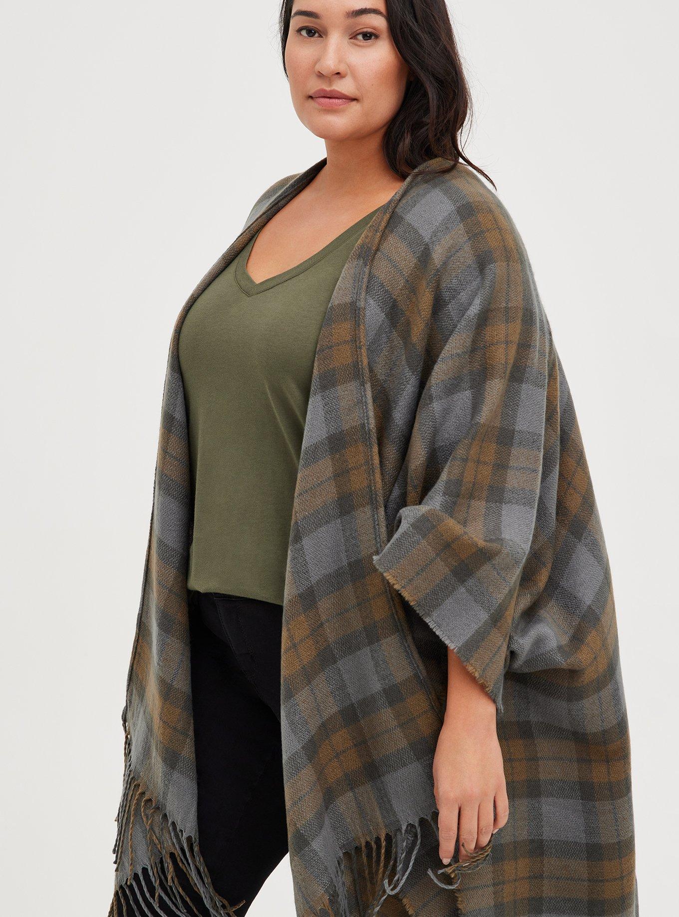 Plus Size - Ruana - Tartan Outlander - Torrid