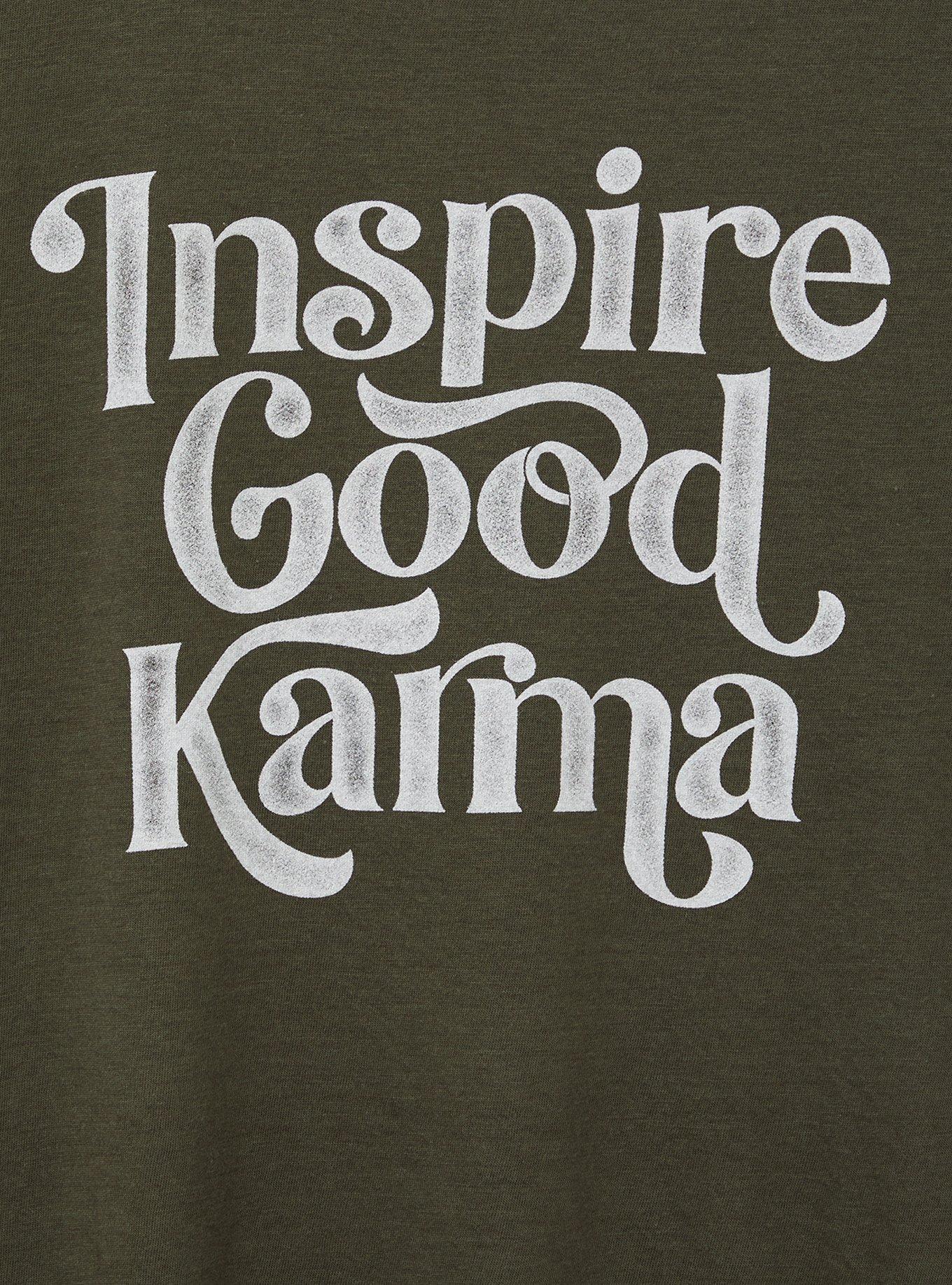Plus Size - Everyday Tee - Signature Jersey Olive Good Karma - Torrid
