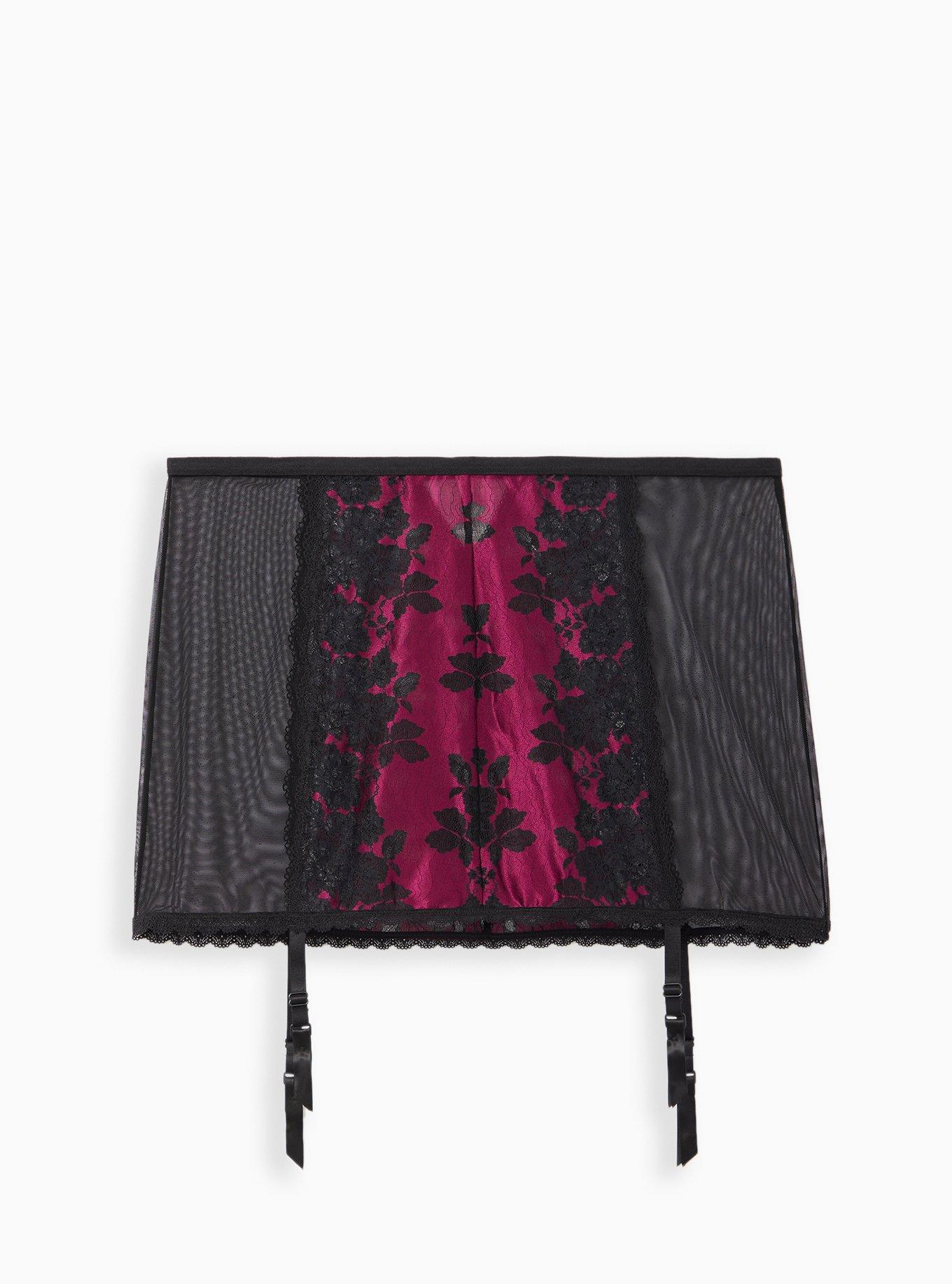 Plus Size - Two Tone Lace Skirt Garter - Torrid