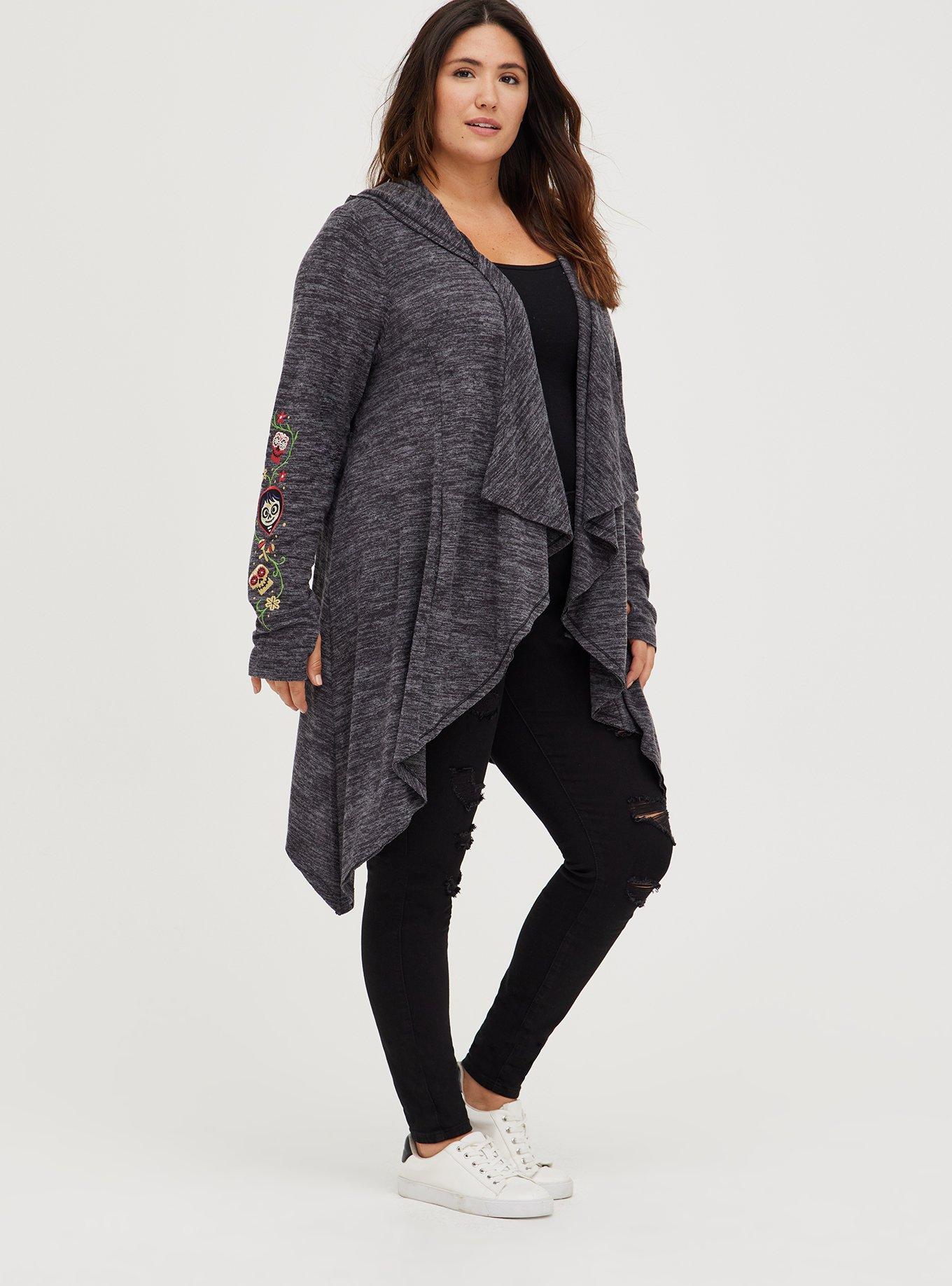 Plus Size - Drape Cardigan - Super Soft Plush Disney Coco Miguel - Torrid