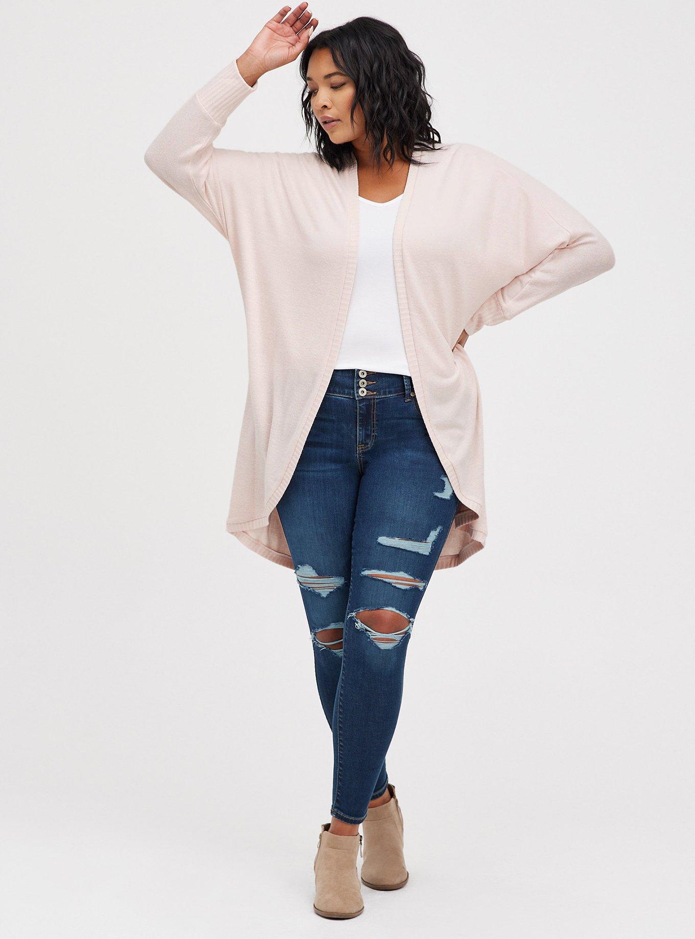 Plus Size - Super Soft Plush Cocoon Kimono - Torrid