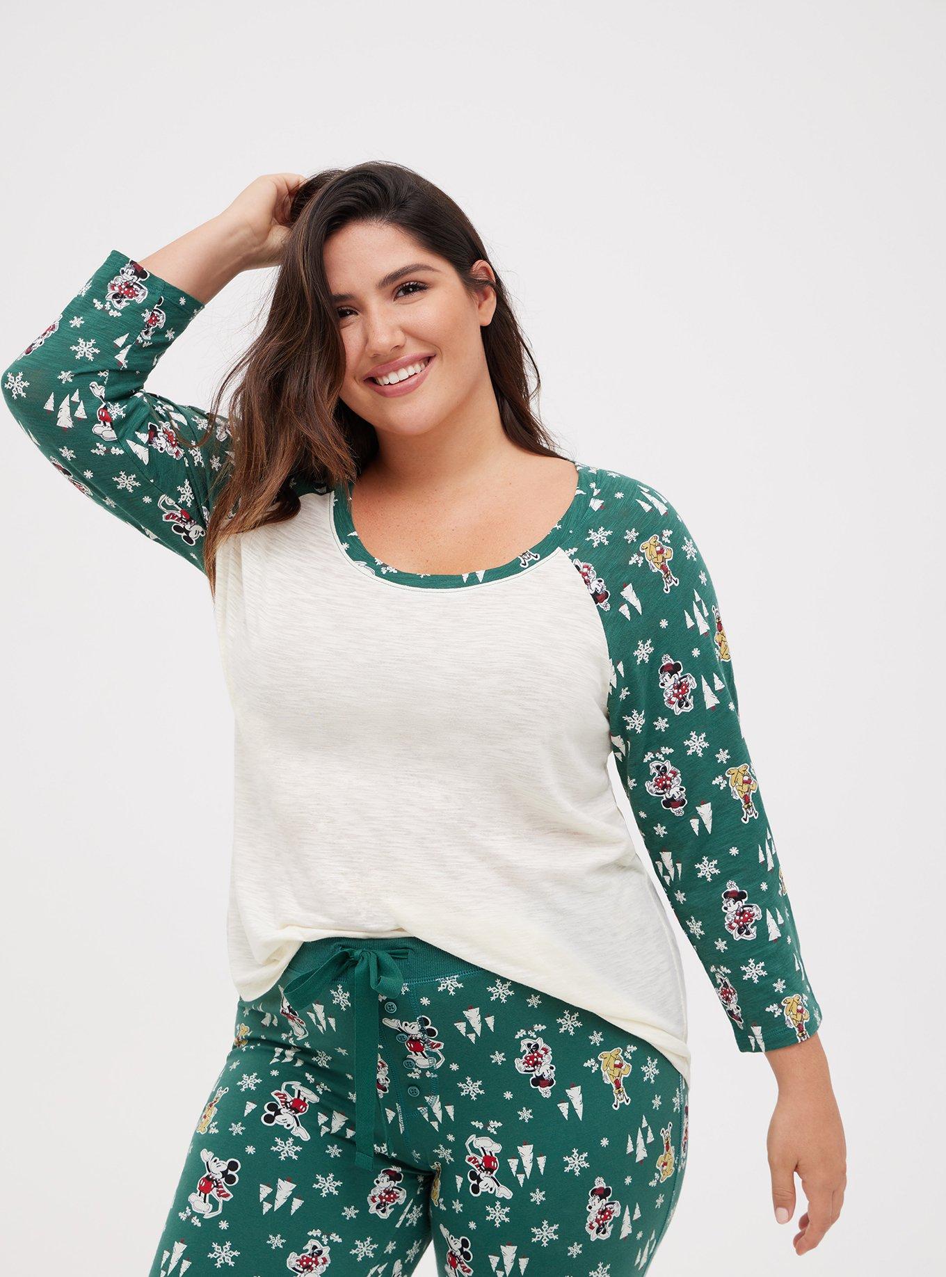 Plus Size - Sleep Top - Disney Mickey & Friends White - Torrid