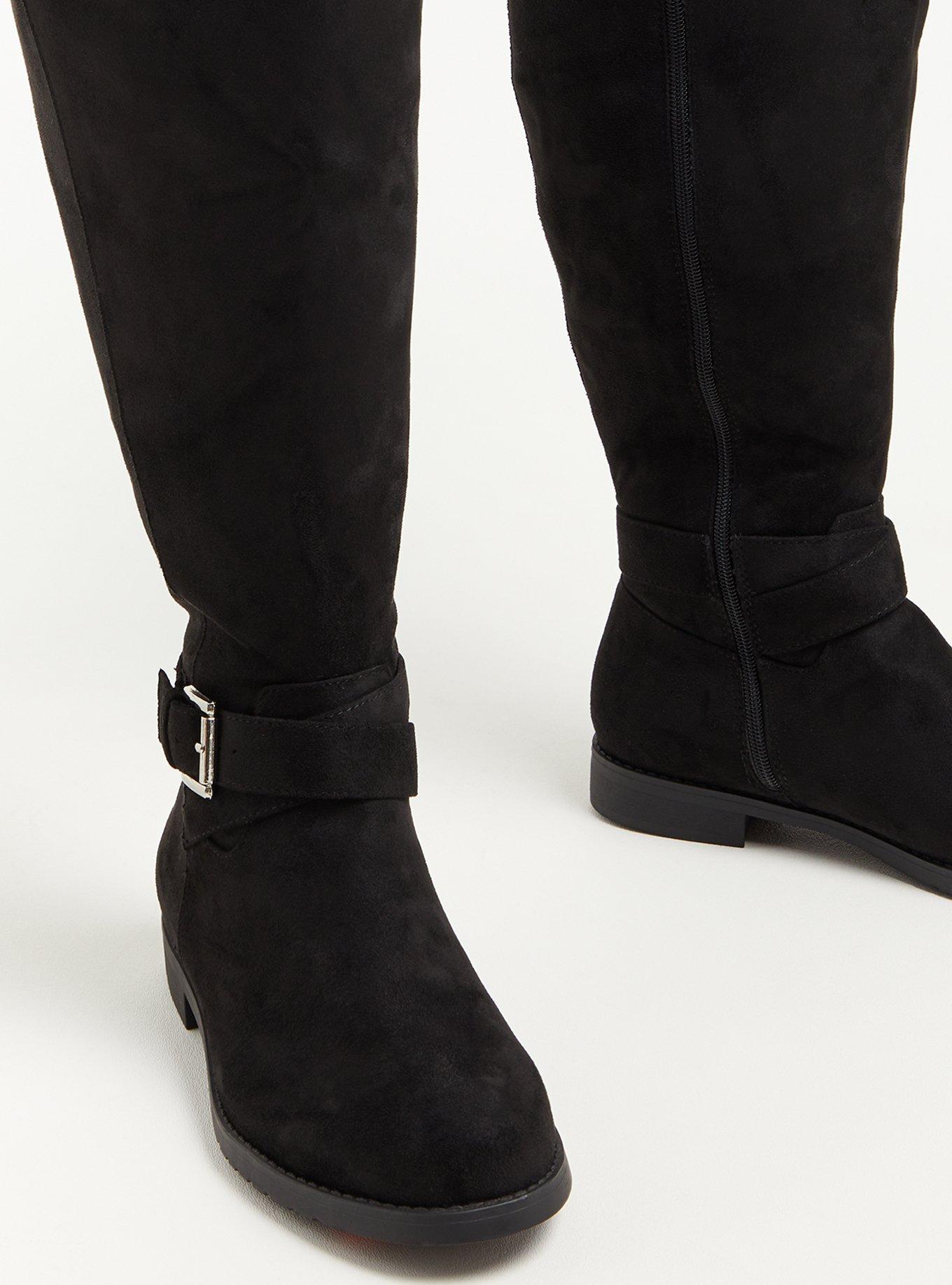 Plus Size - Double Buckle Over The Knee Boot (WW) - Torrid