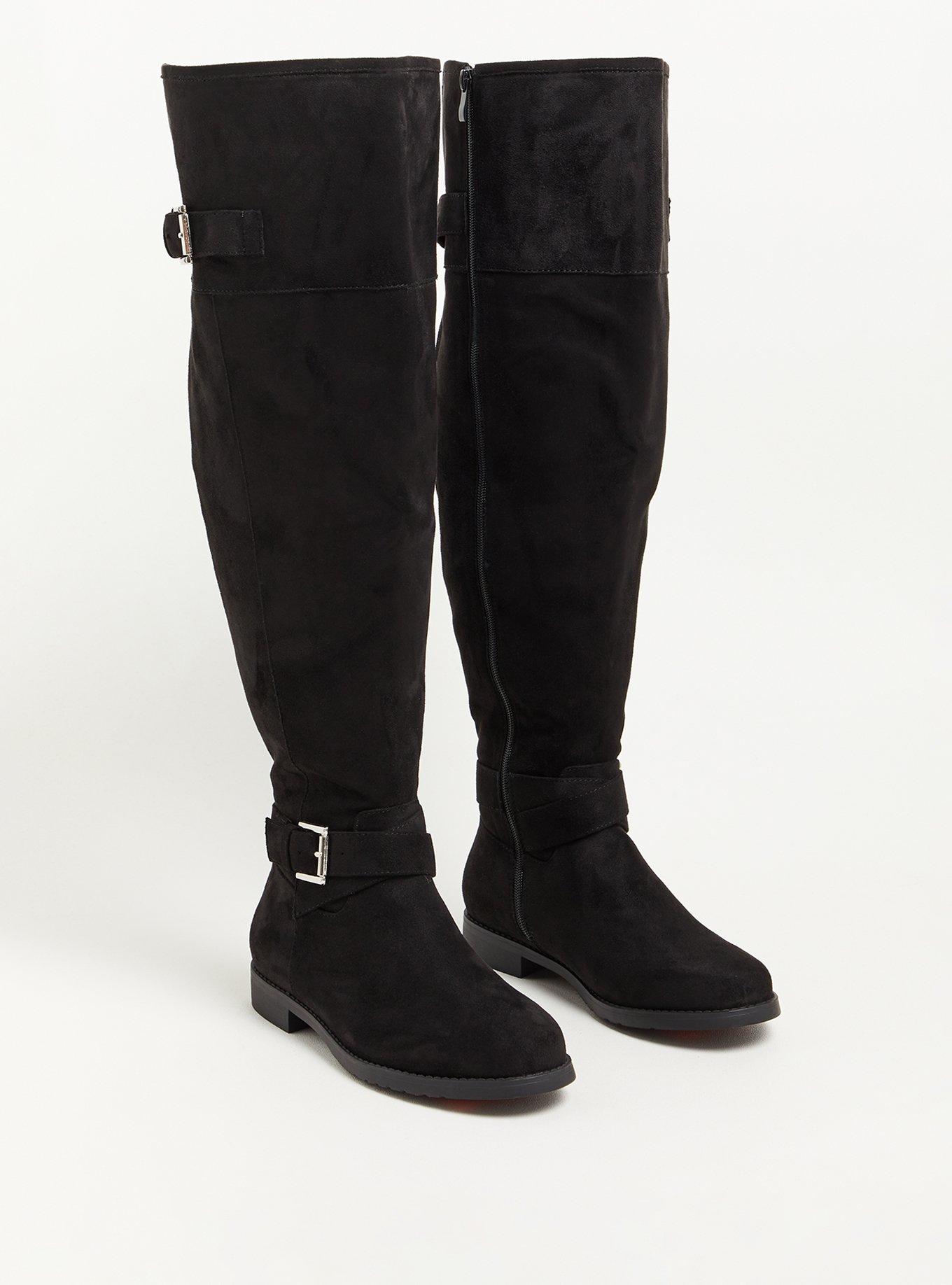 Plus Size - Double Buckle Over The Knee Boot (WW) - Torrid