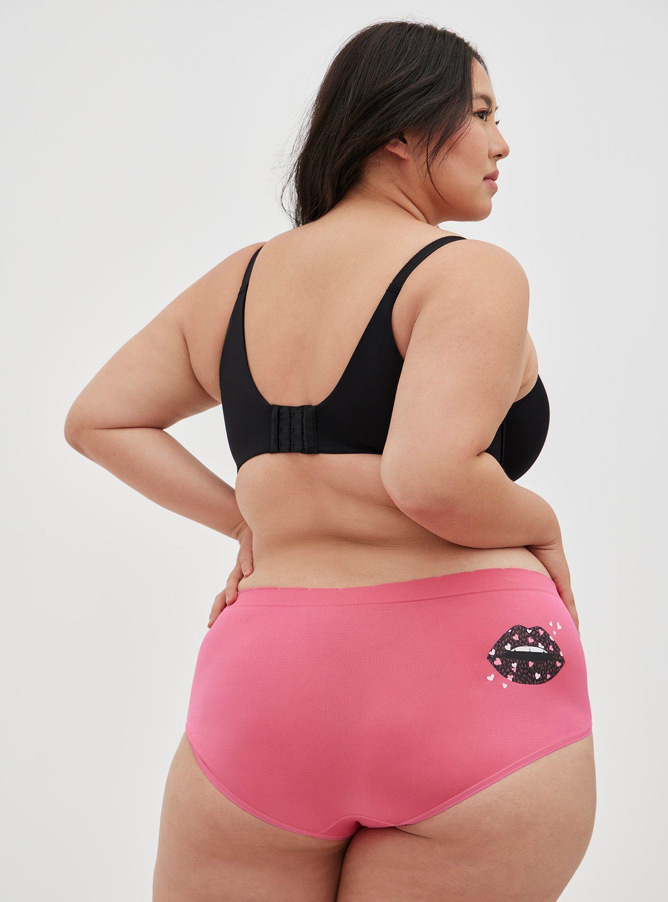 Pink seamless cheeky panty store