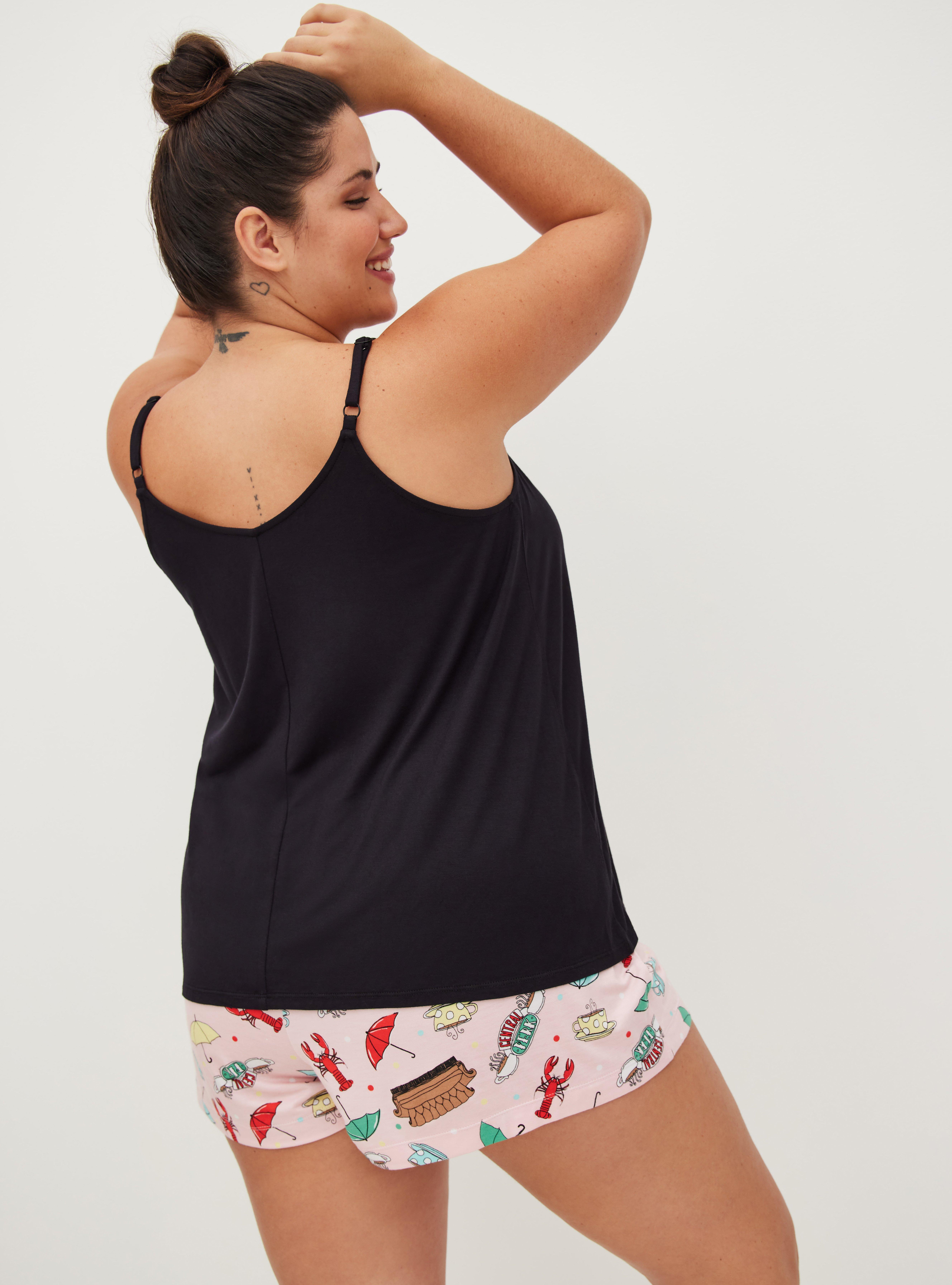 Plus Size - Sleep Tank - Friends Black - Torrid
