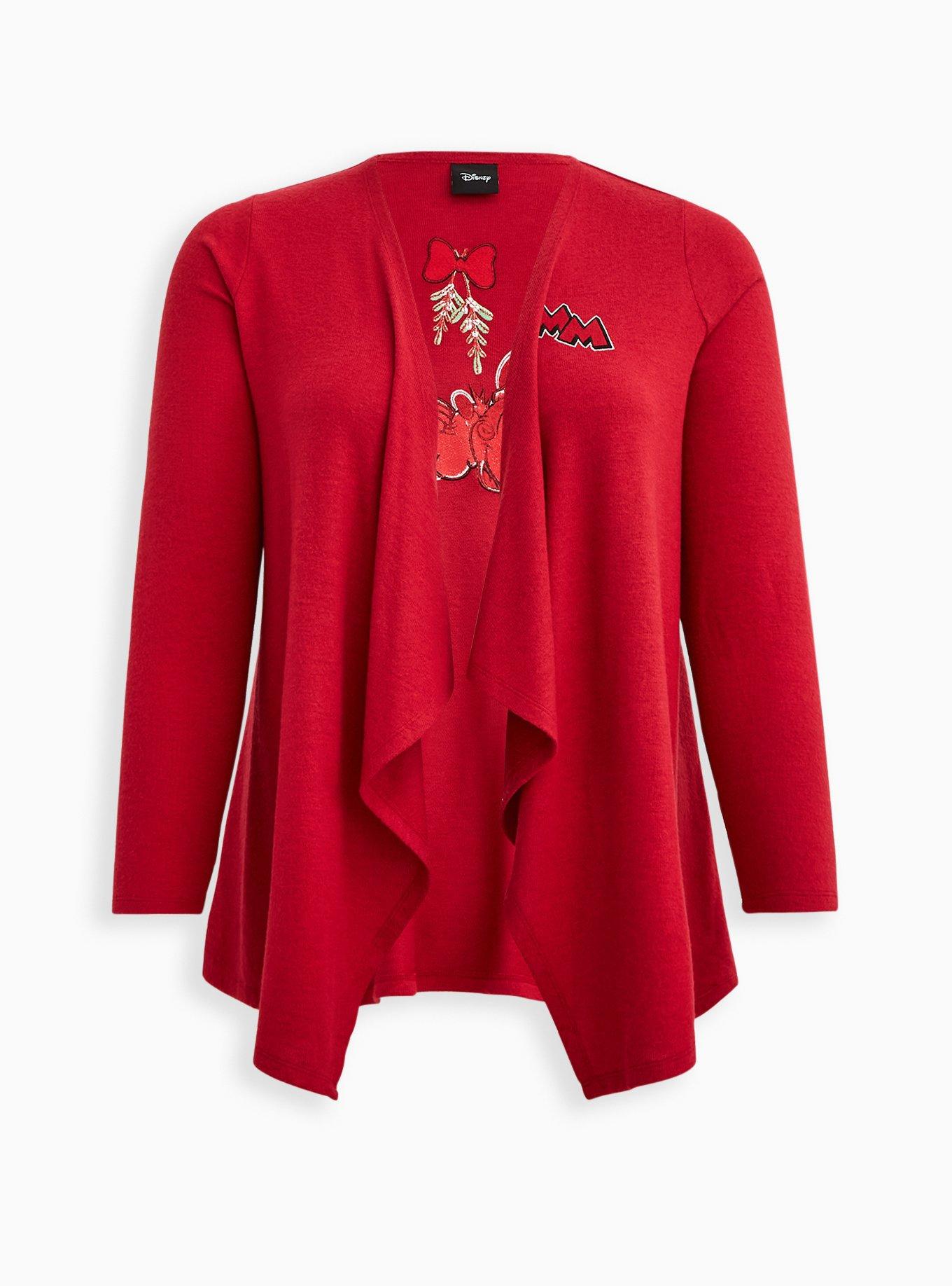 Plus Size - Cardigan - Super Soft Plush Disney Mickey & Friends ...
