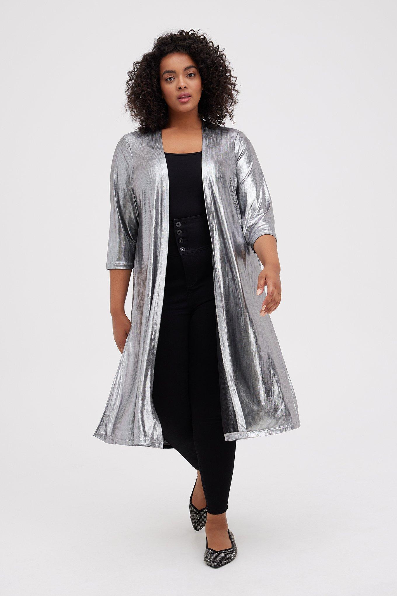 Plus Size - Shine Duster Kimono - Torrid