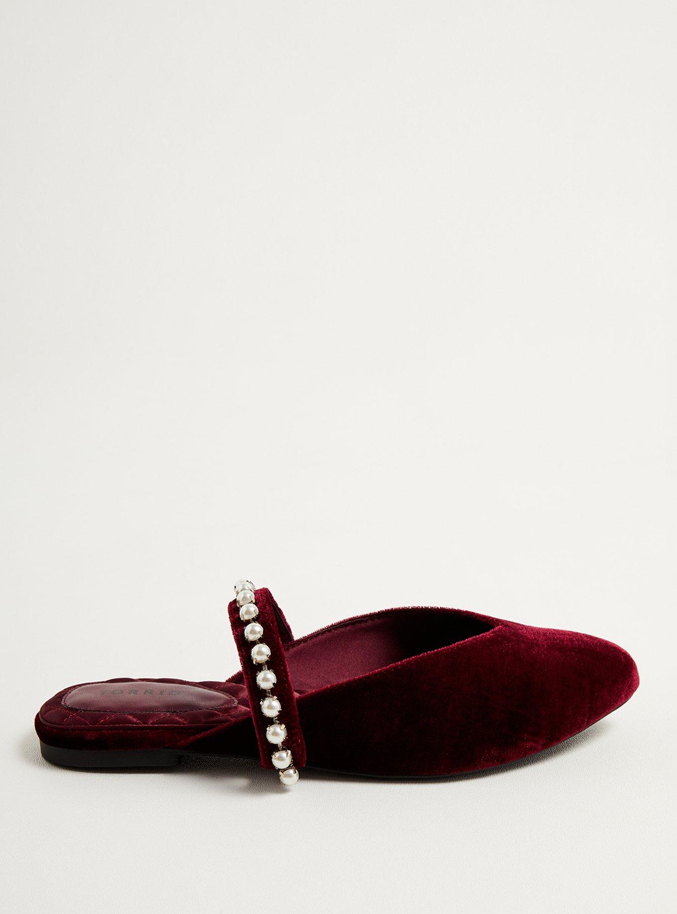 Plus Size - Pearl Flat - Red Velvet (WW) - Torrid