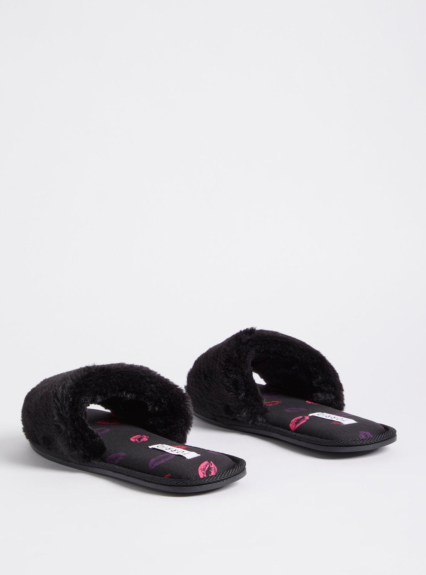 Plus Size - Fur Band Slipper (WW) - Torrid
