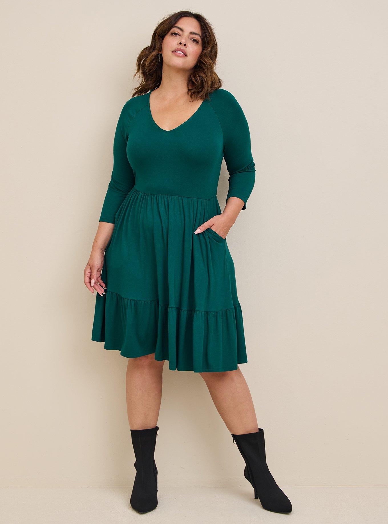 Plus Size - Mini Super Soft Skater Dress - Torrid