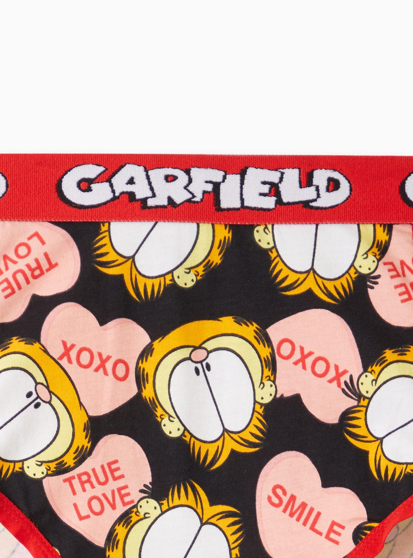 Plus Size - Cheeky Panty - Cotton Garfield Hearts - Torrid