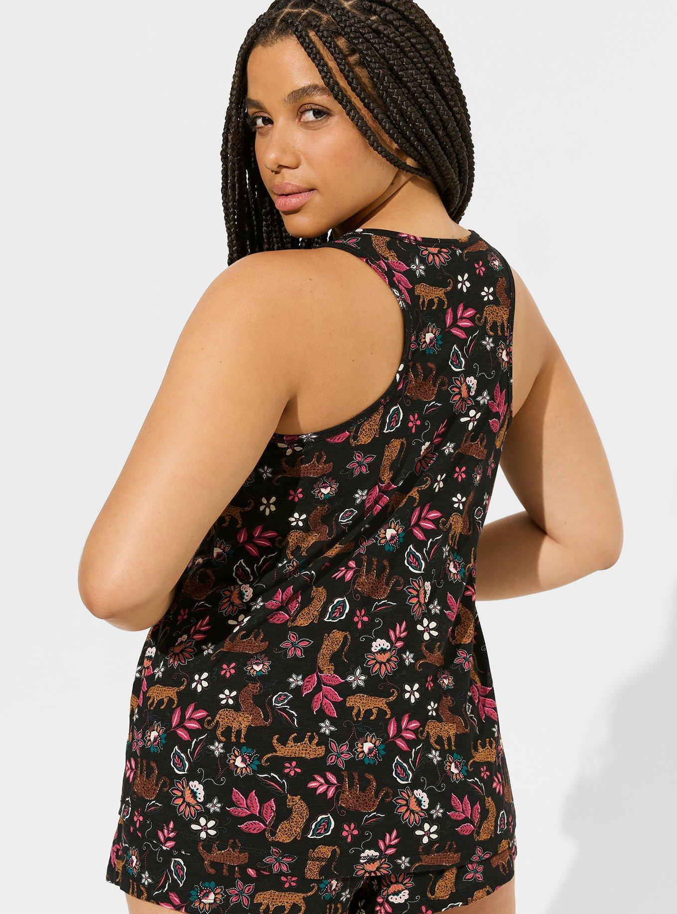 Plus Size - Slub Sleeveless Racerback Sleep Tank - Torrid