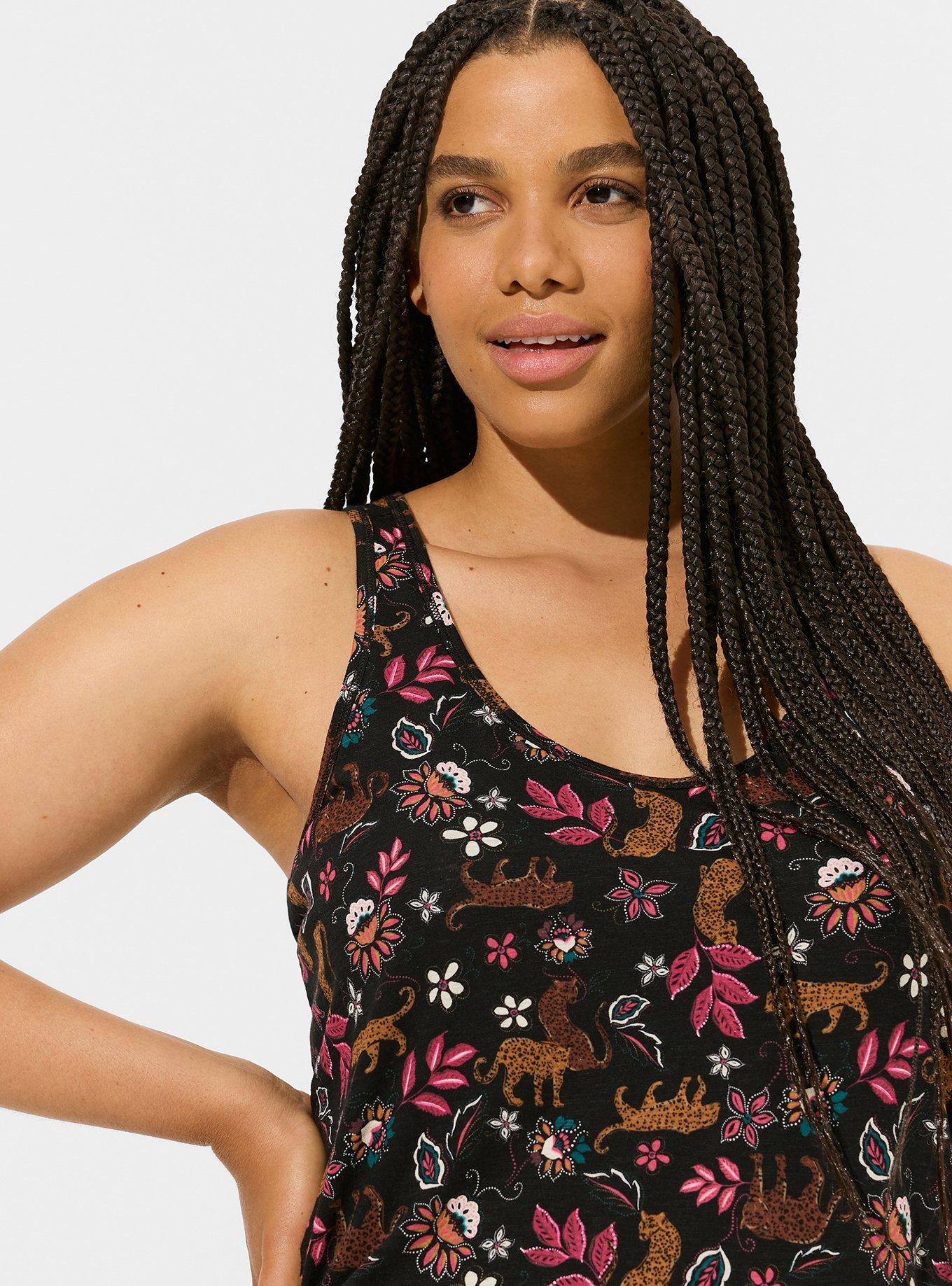 Plus Size - Slub Sleeveless Racerback Sleep Tank - Torrid