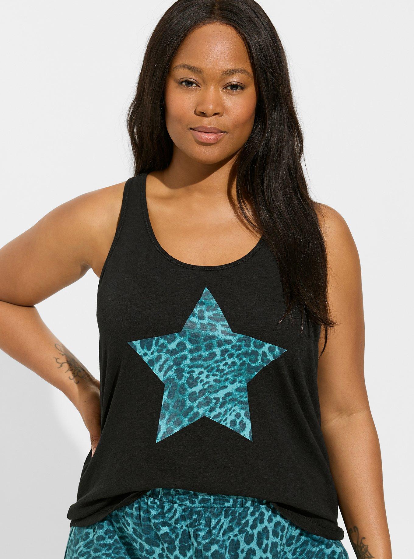 Plus Size - Slub Sleeveless Racerback Sleep Tank - Torrid