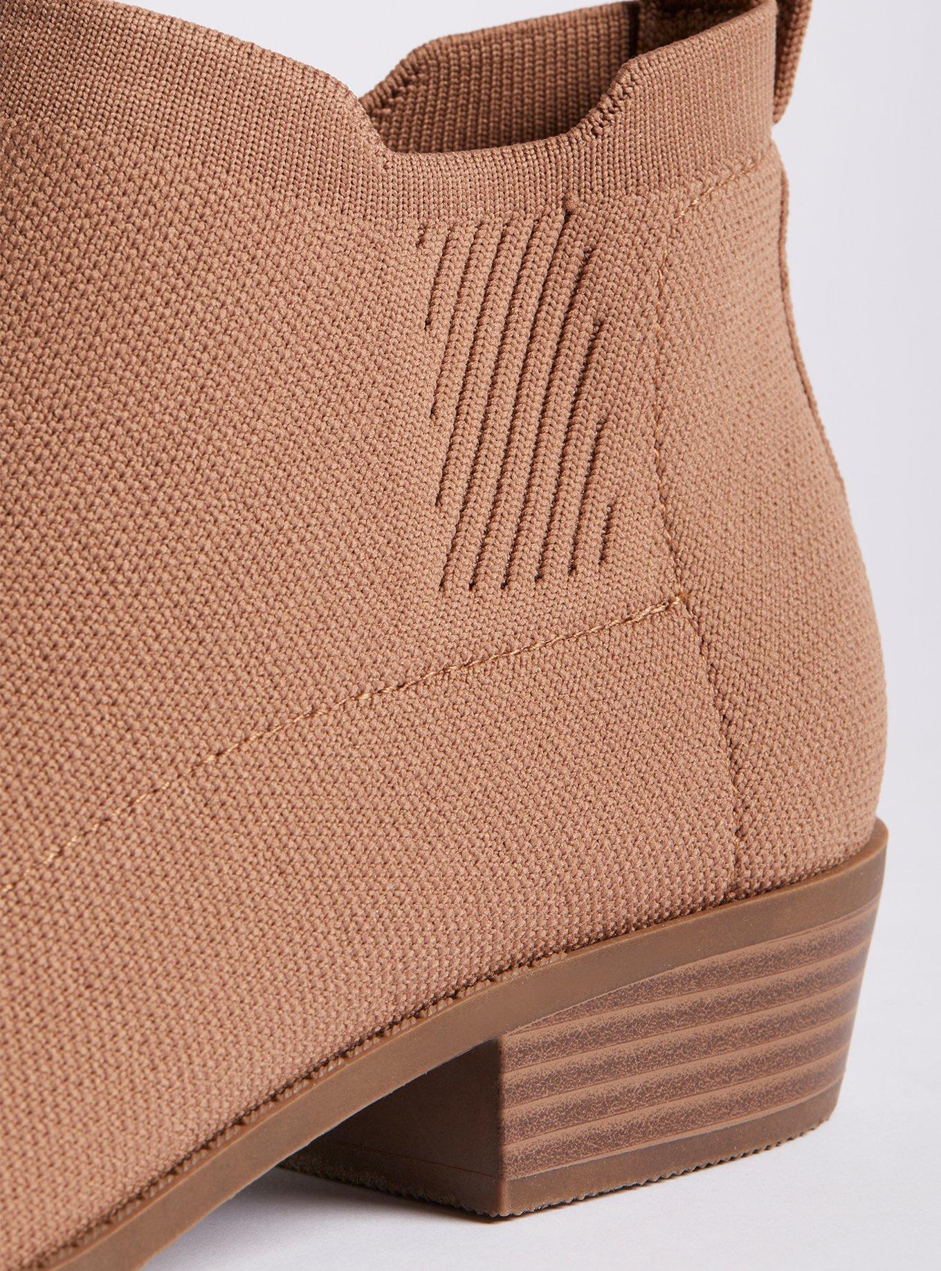 Plus Size - Stretch Knit Ankle Bootie (WW) - Torrid