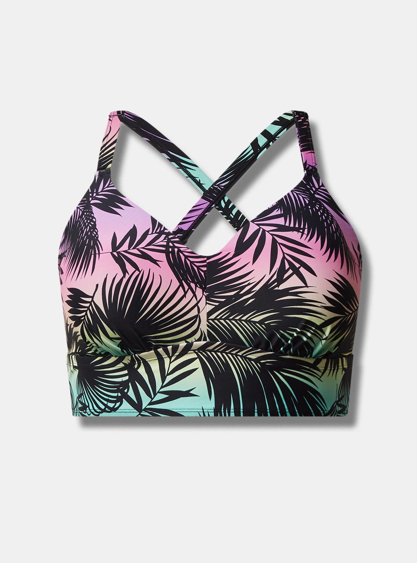 Plus Size - Wire-Free Bra Racerback Bikini Top - Torrid