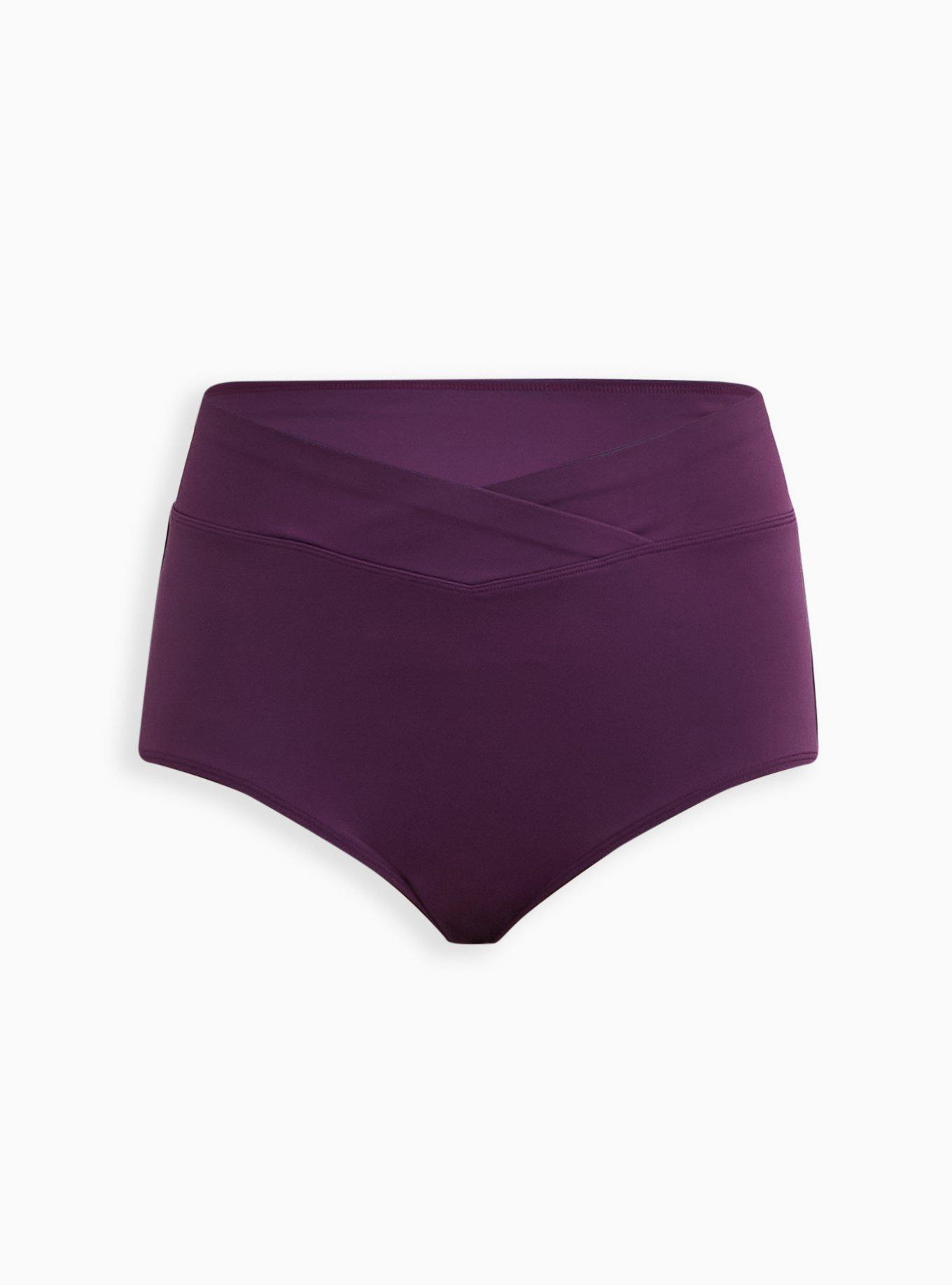 Plus Size - High Waist Wrap Rise Swim Bottom - Torrid