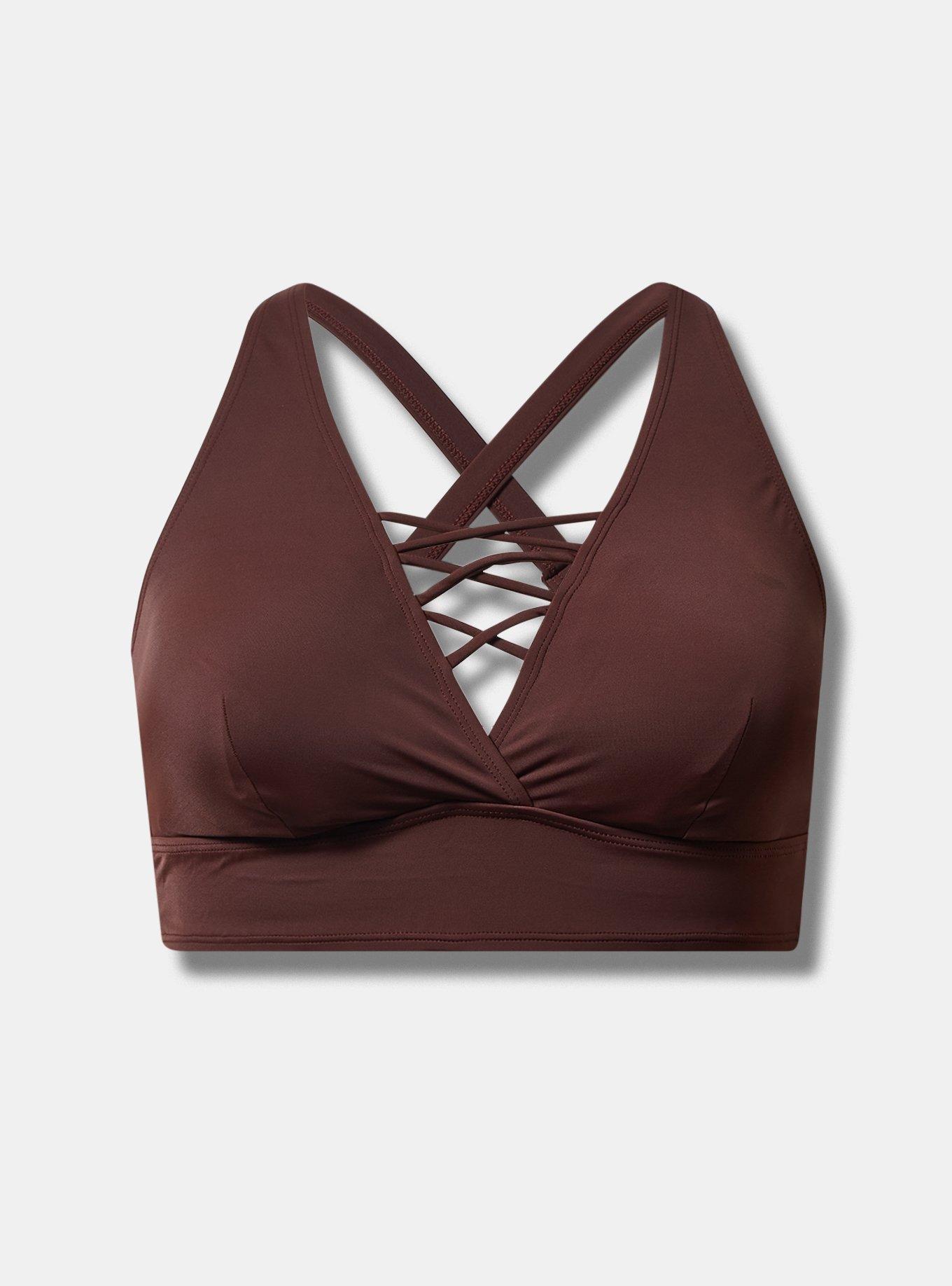 Plus Size - Wireless XO Triangle Bikini Top - Torrid