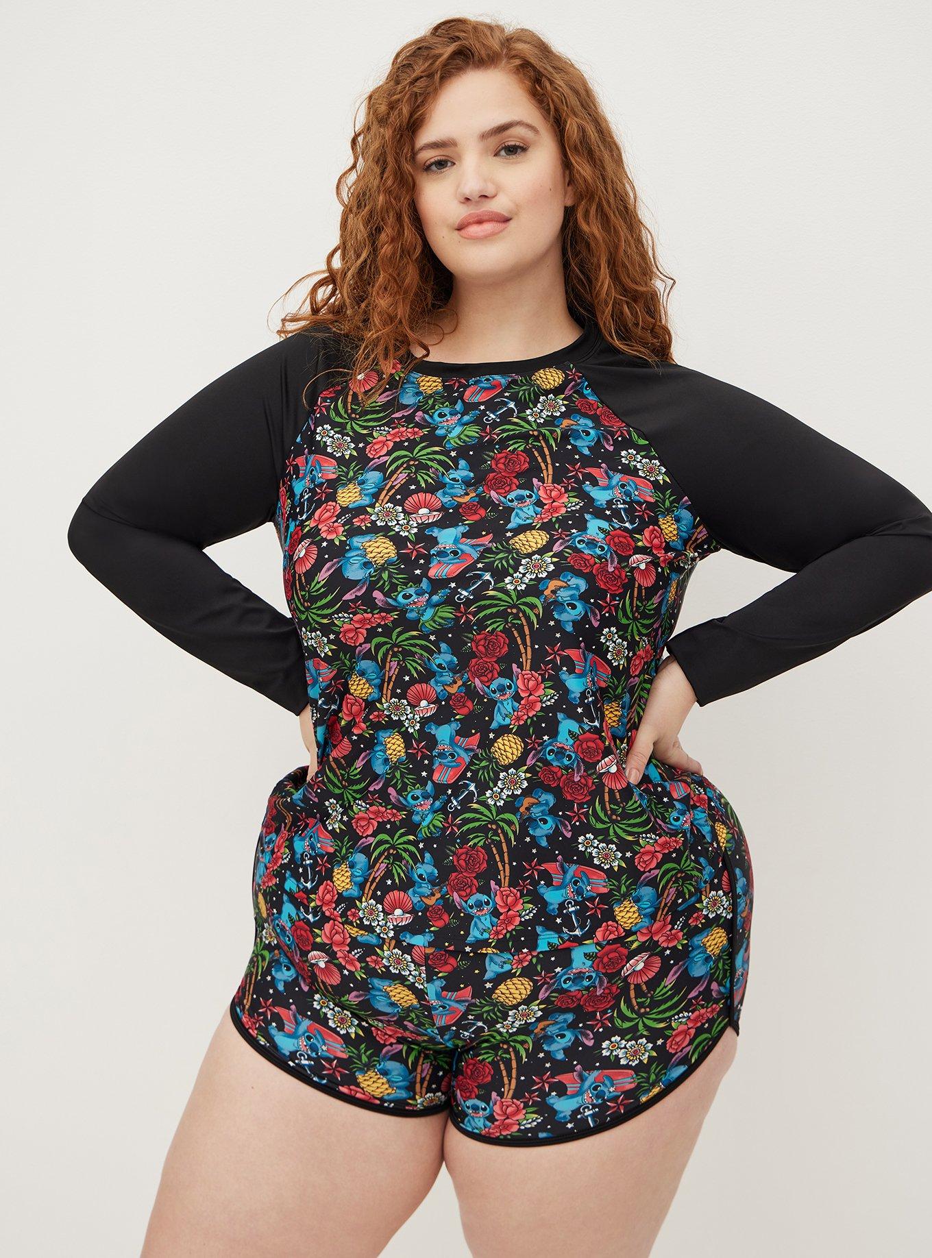 Plus Size - Rash Guard - Disney Lilo & Stitch Tattoo - Torrid