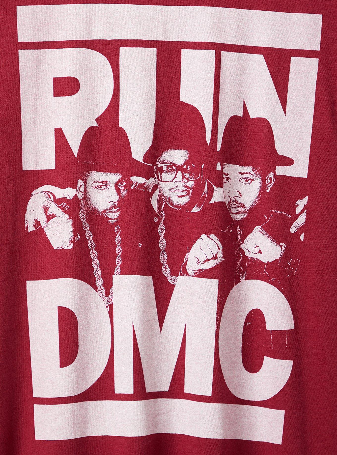 Plus Size - Classic Fit Tunic Tee - Run DMC Red - Torrid