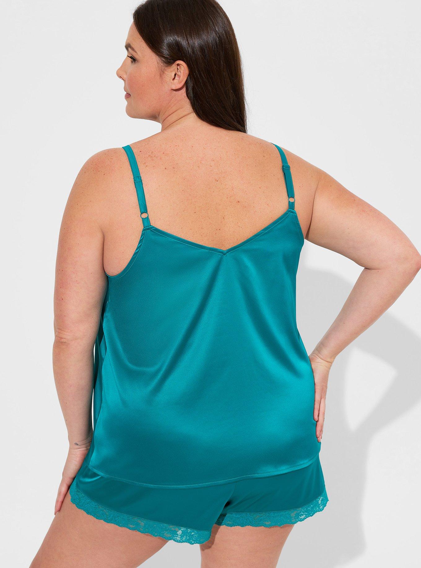 Plus Size - Dream Satin Lace Trim Sleep Cami - Torrid