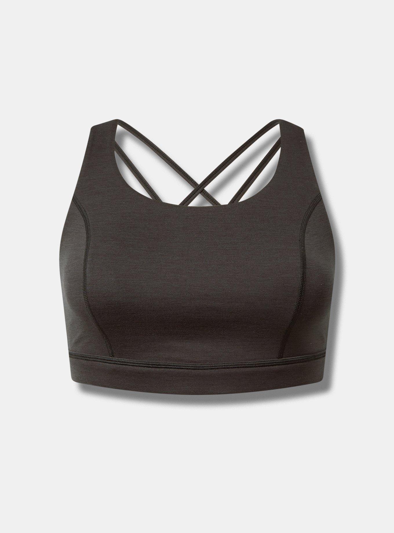 Plus Size - Happy Camper Low-Impact Wireless Strappy Back Active Sports ...