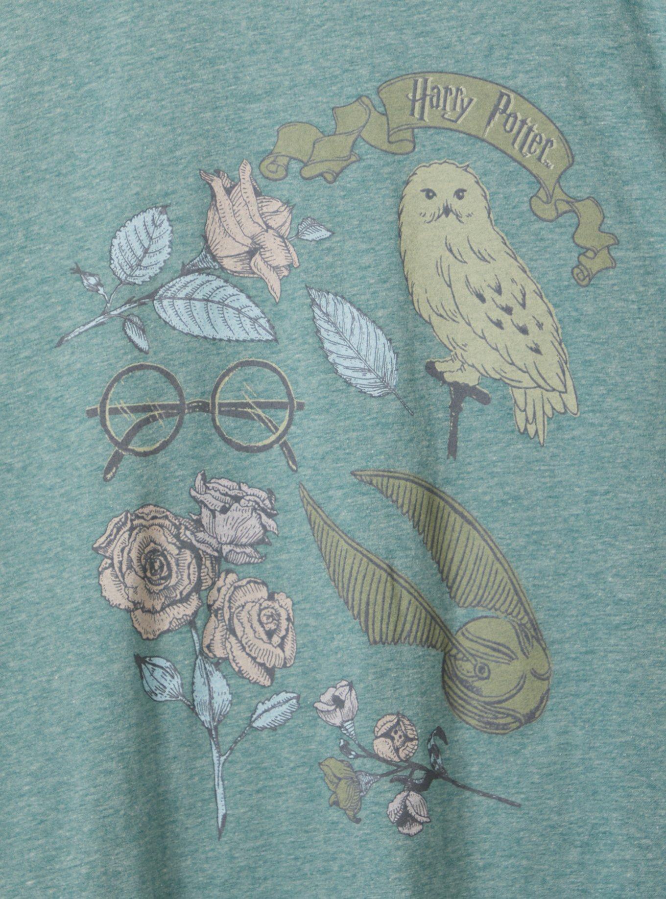 Plus Size - Classic Crew Tee - Cotton Harry Potter Blue - Torrid