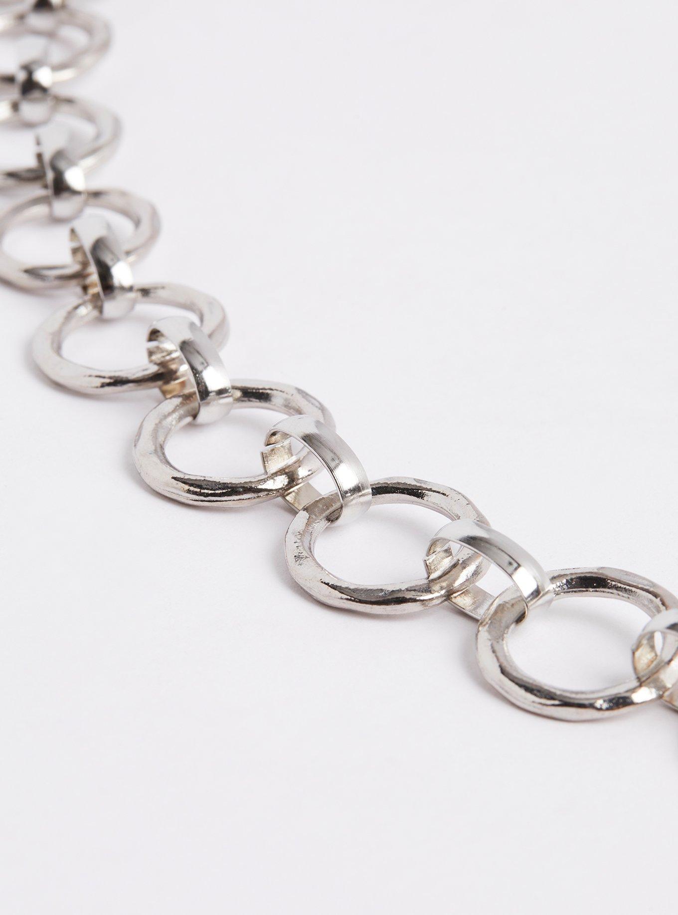Plus Size - Circle Chain Belt - Silver Tone - Torrid