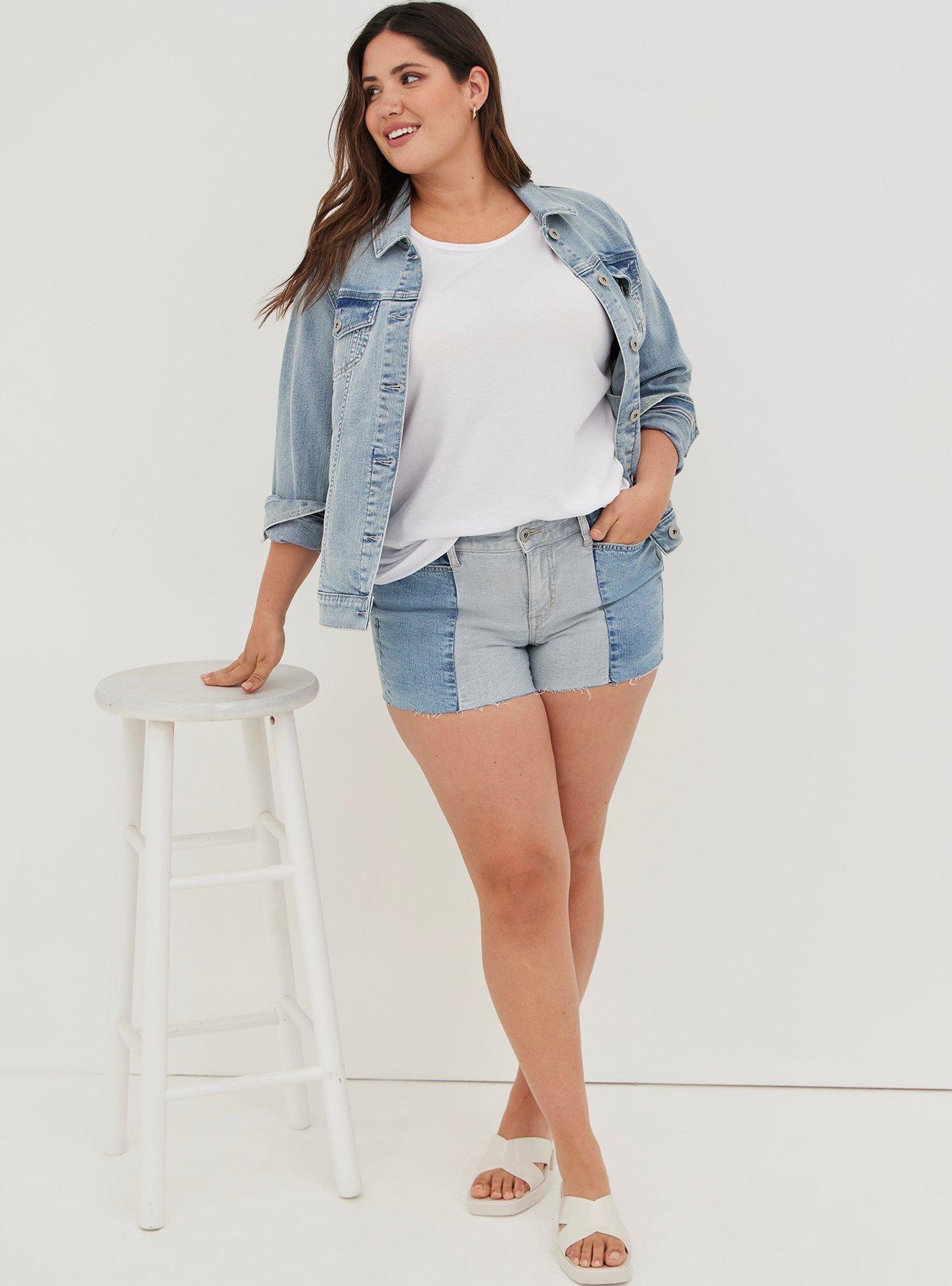 Plus Size - Denim Jacket - Light Wash - Torrid