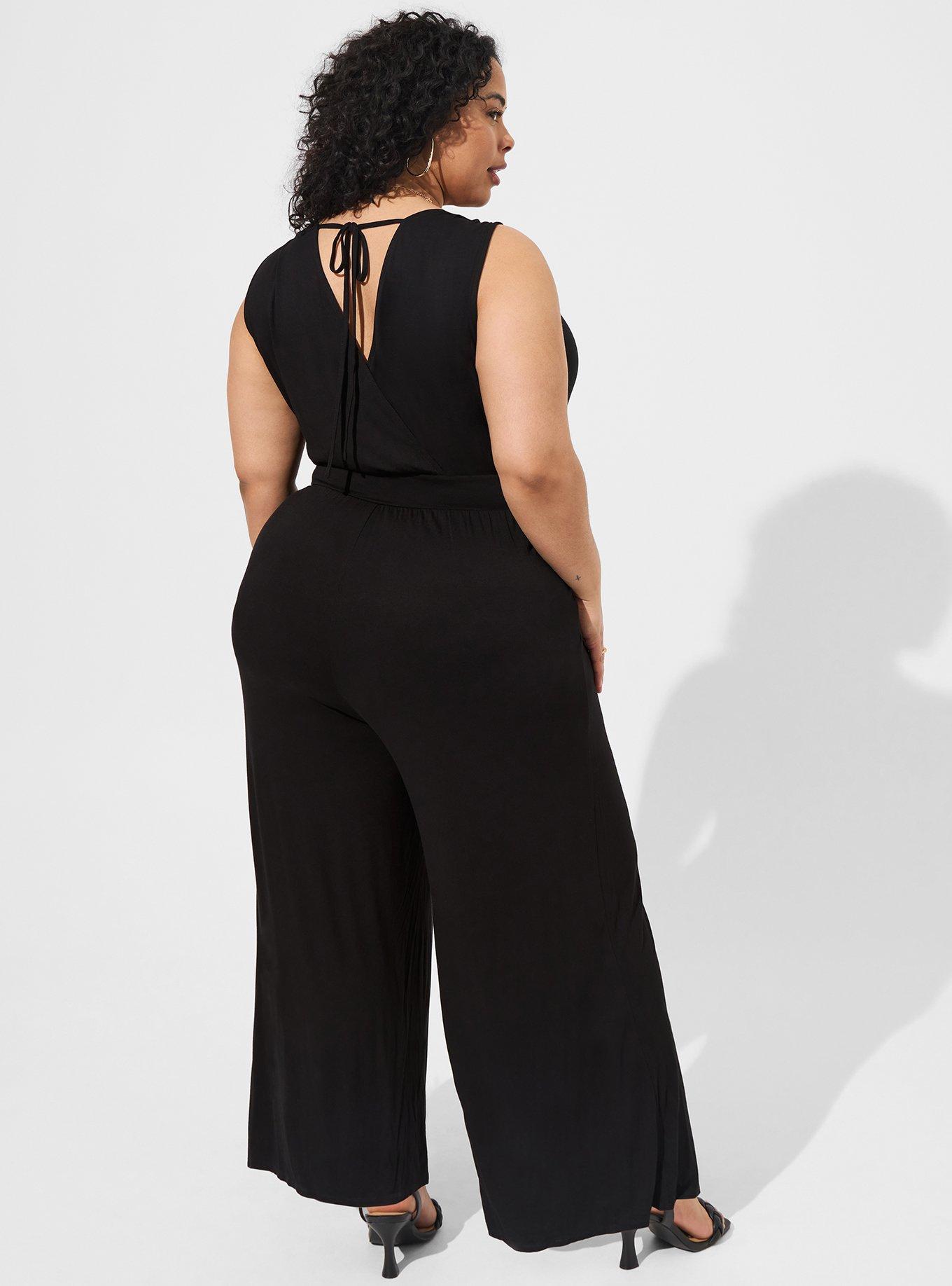 Plus Size - Super Soft Surplice Jumpsuit - Torrid