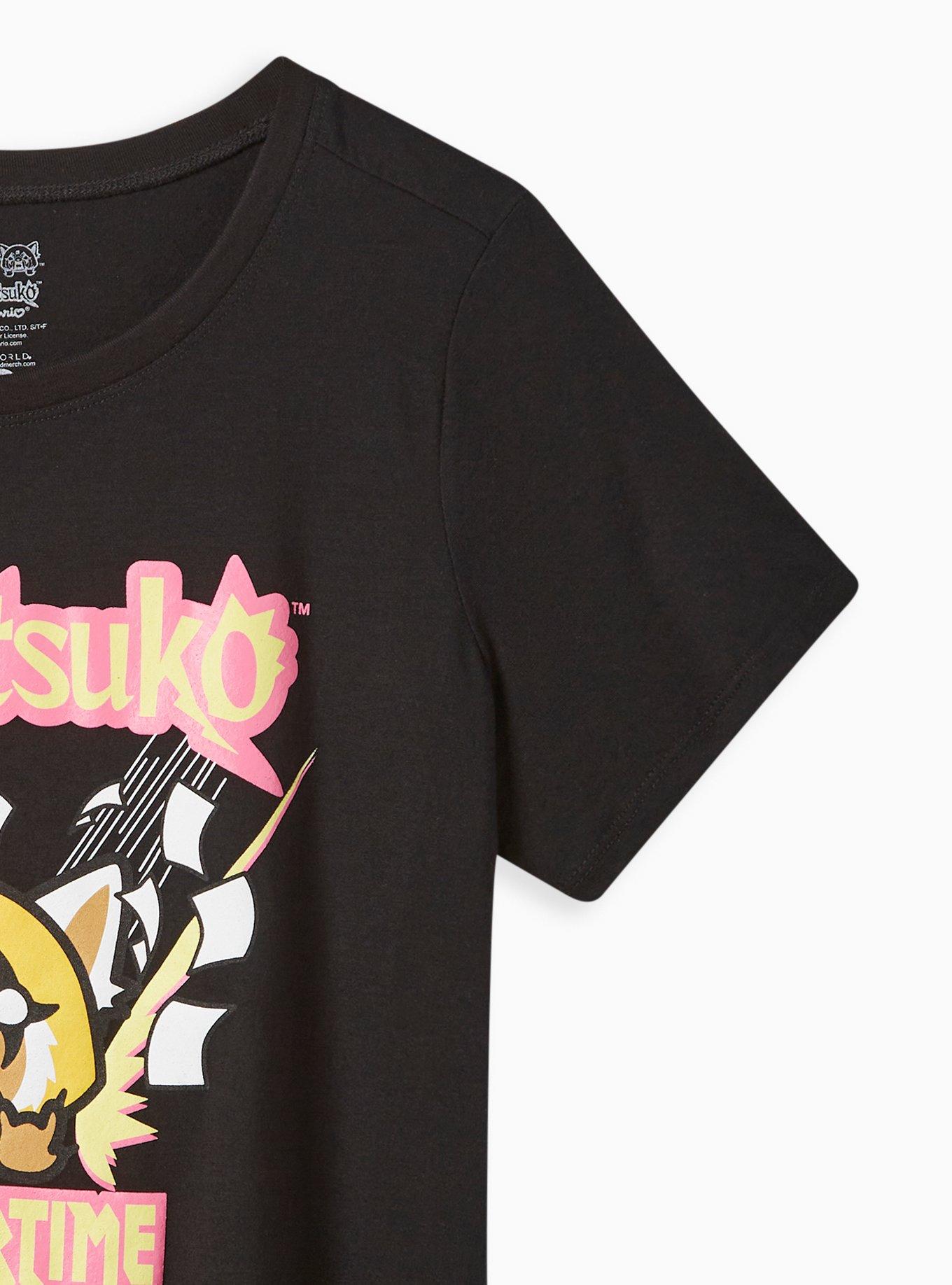 Plus Size - Aggretsuko Slim Fit Cotton Crew Neck Tee - Torrid