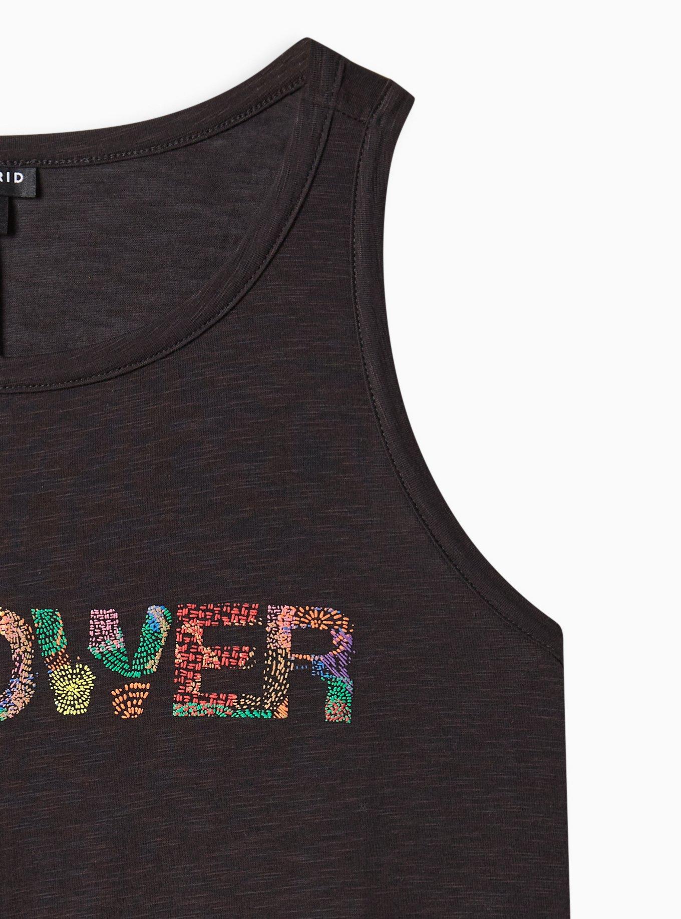 Plus Size - Always Proud Classic Fit Ribbed Tank - Cotton Pride Empower ...