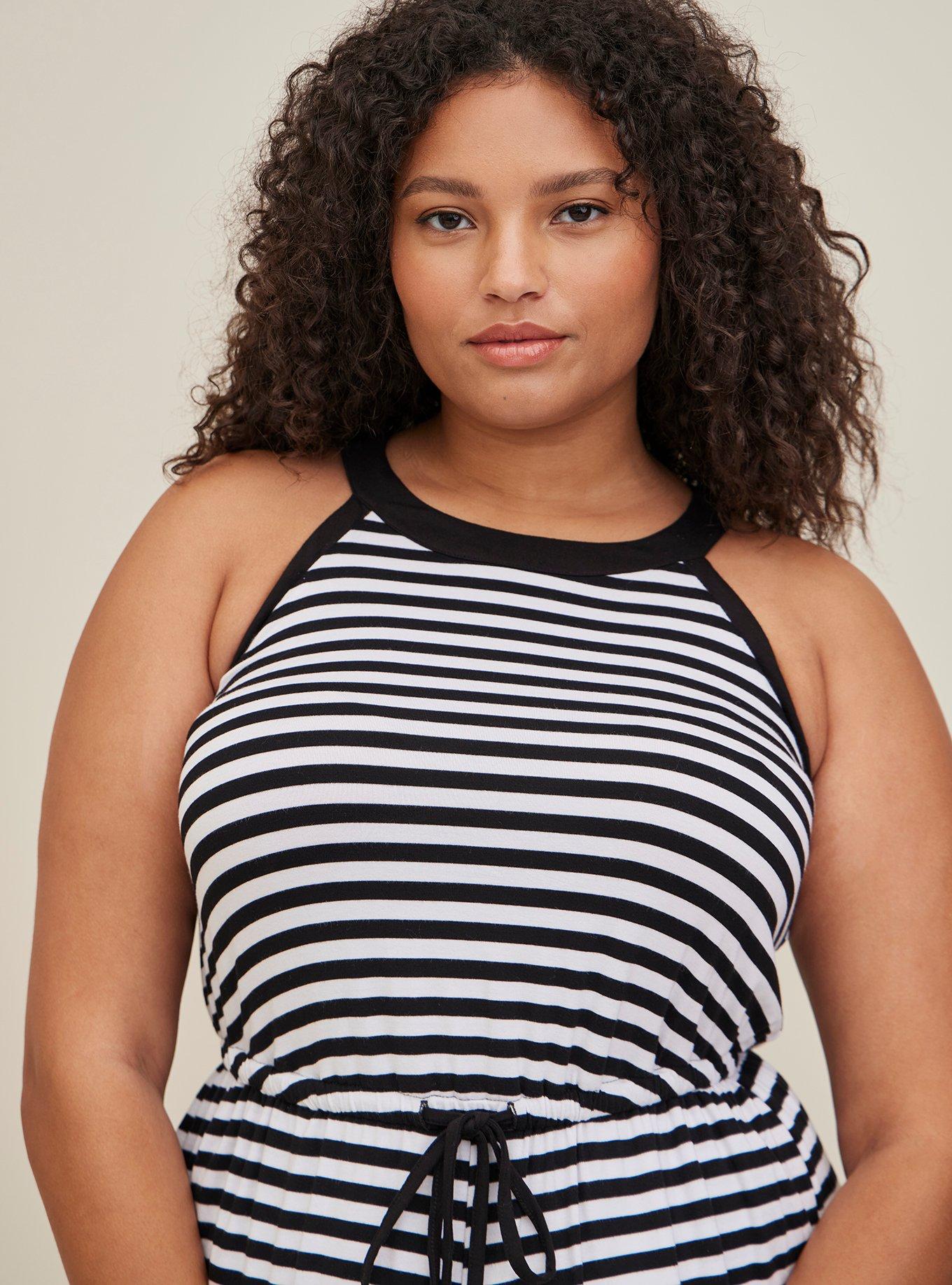 Plus Size - Super Soft High Neck Romper - Torrid