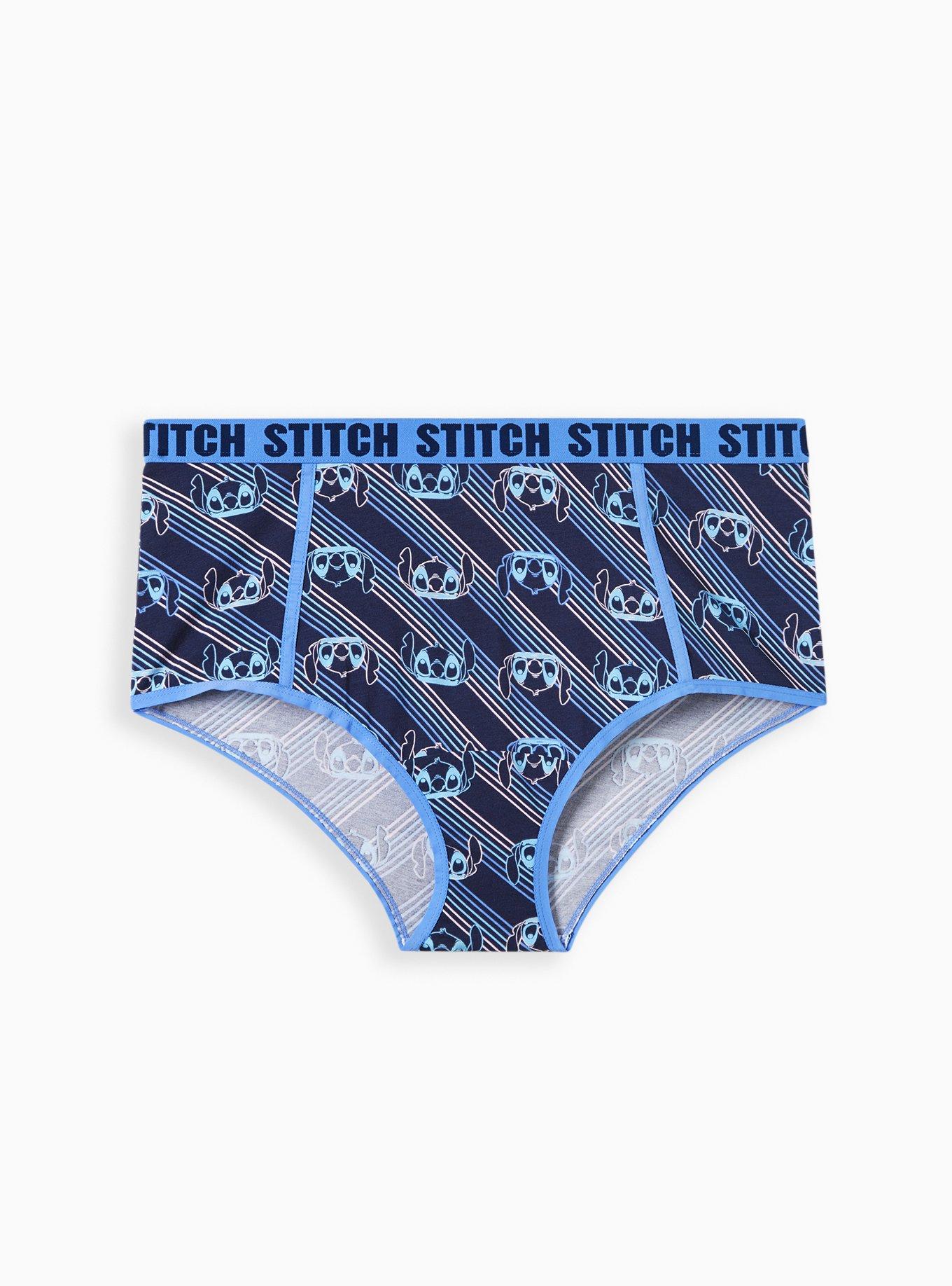 Plus Size - Lilo and Stitch Brief Panty - Cotton Blue - Torrid