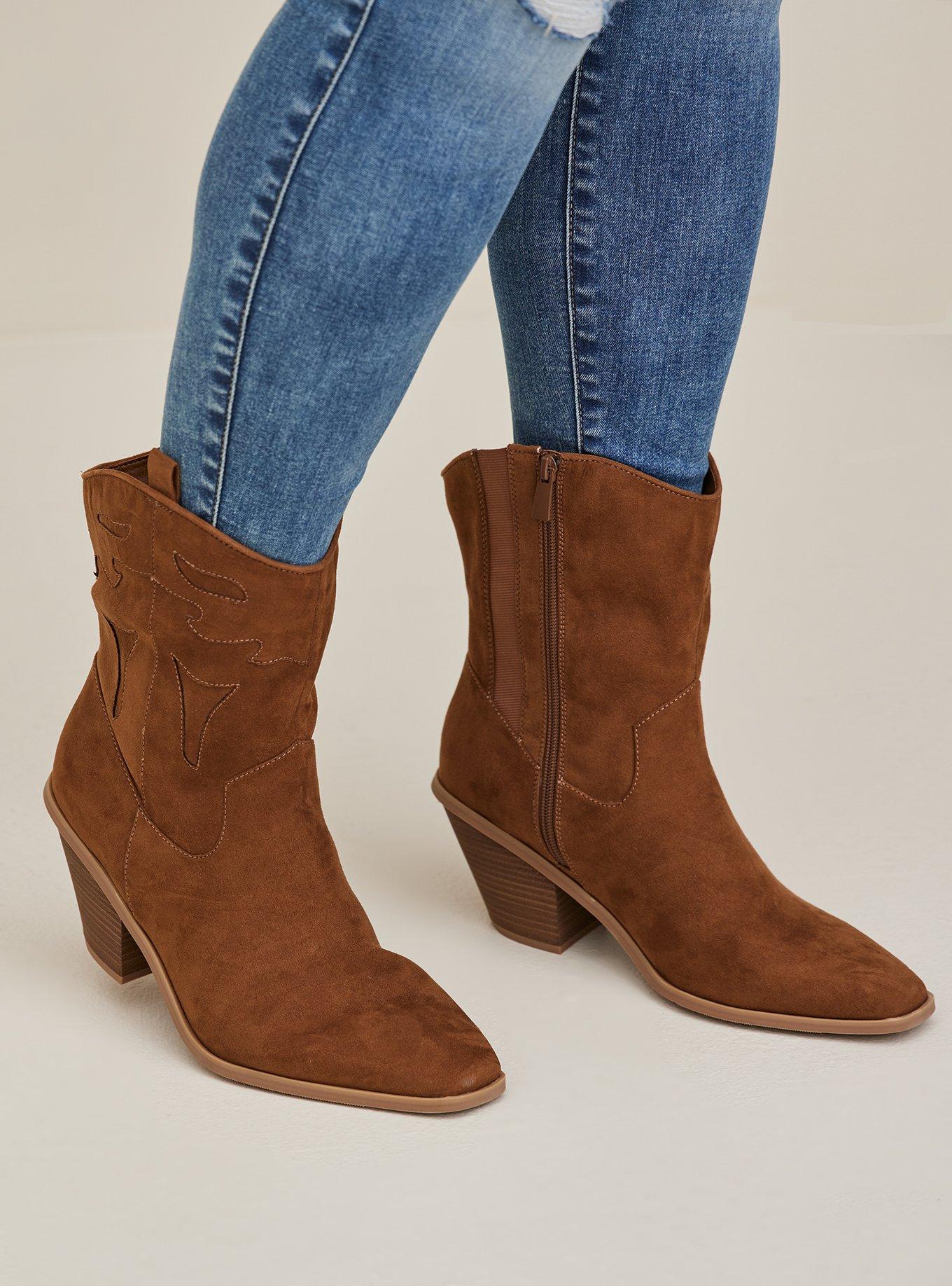 Plus Size - Western Pull-On Bootie (WW) - Torrid