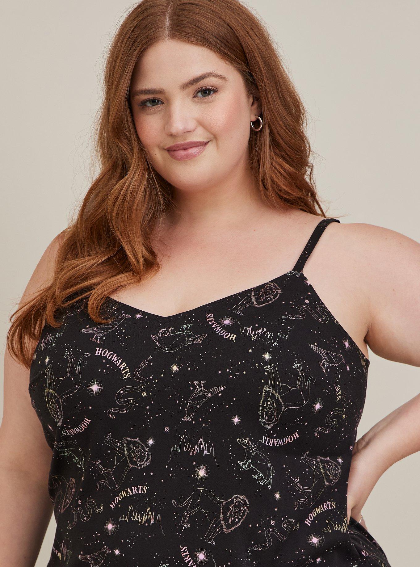 Plus Size - Harry Potter Ava Cami - Stretch Challis Constellation Black ...