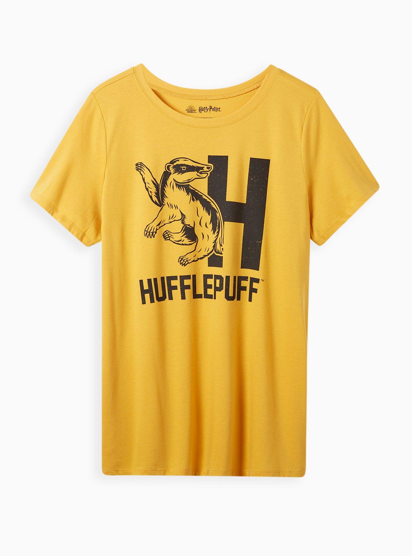 Plus Size - Hufflepuff Slim Fit Cotton Crew Neck Tee - Torrid