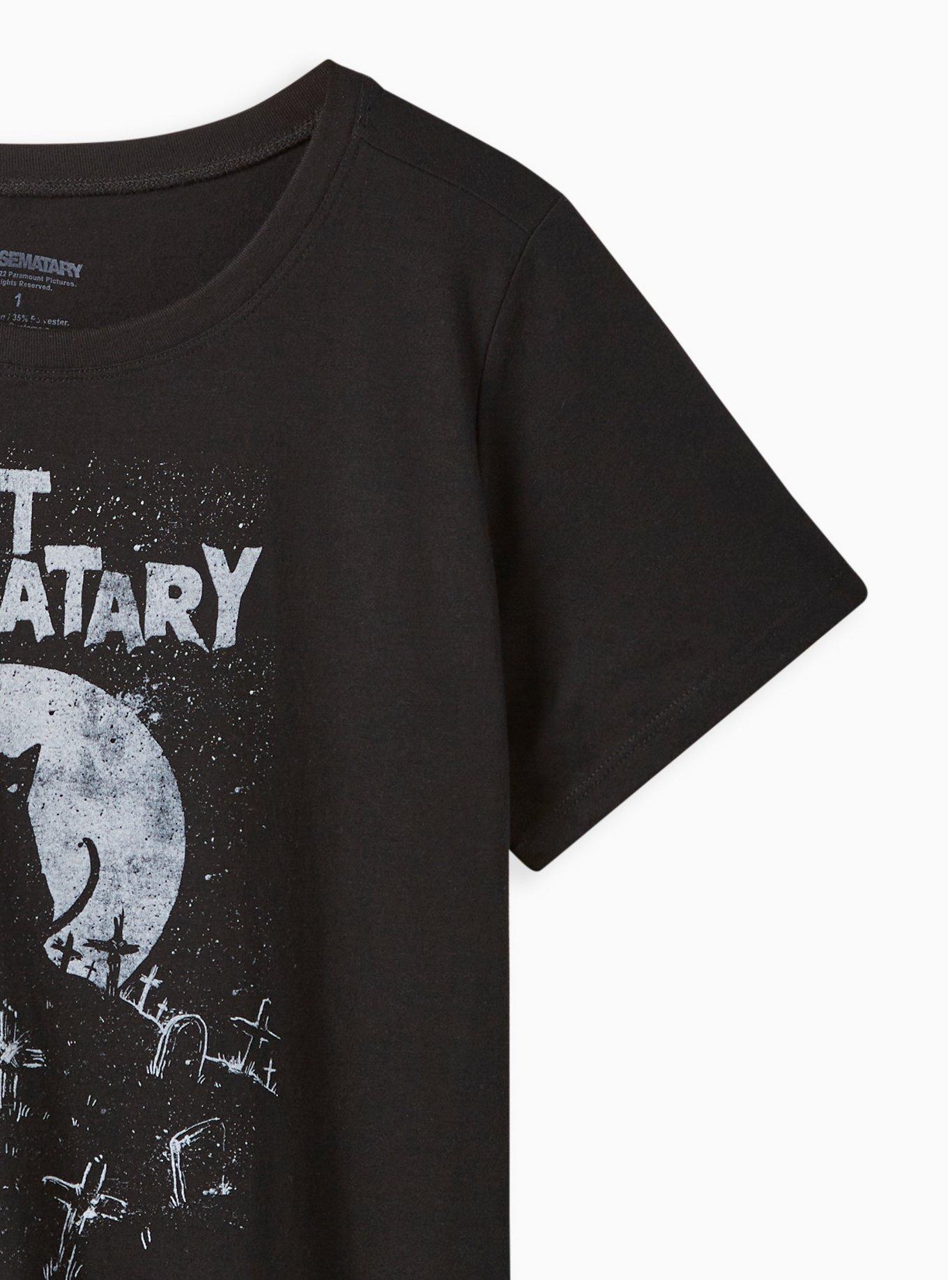 Plus Size - Pet Semetary Slim Fit Crew Tee – Signature Jersey Black ...