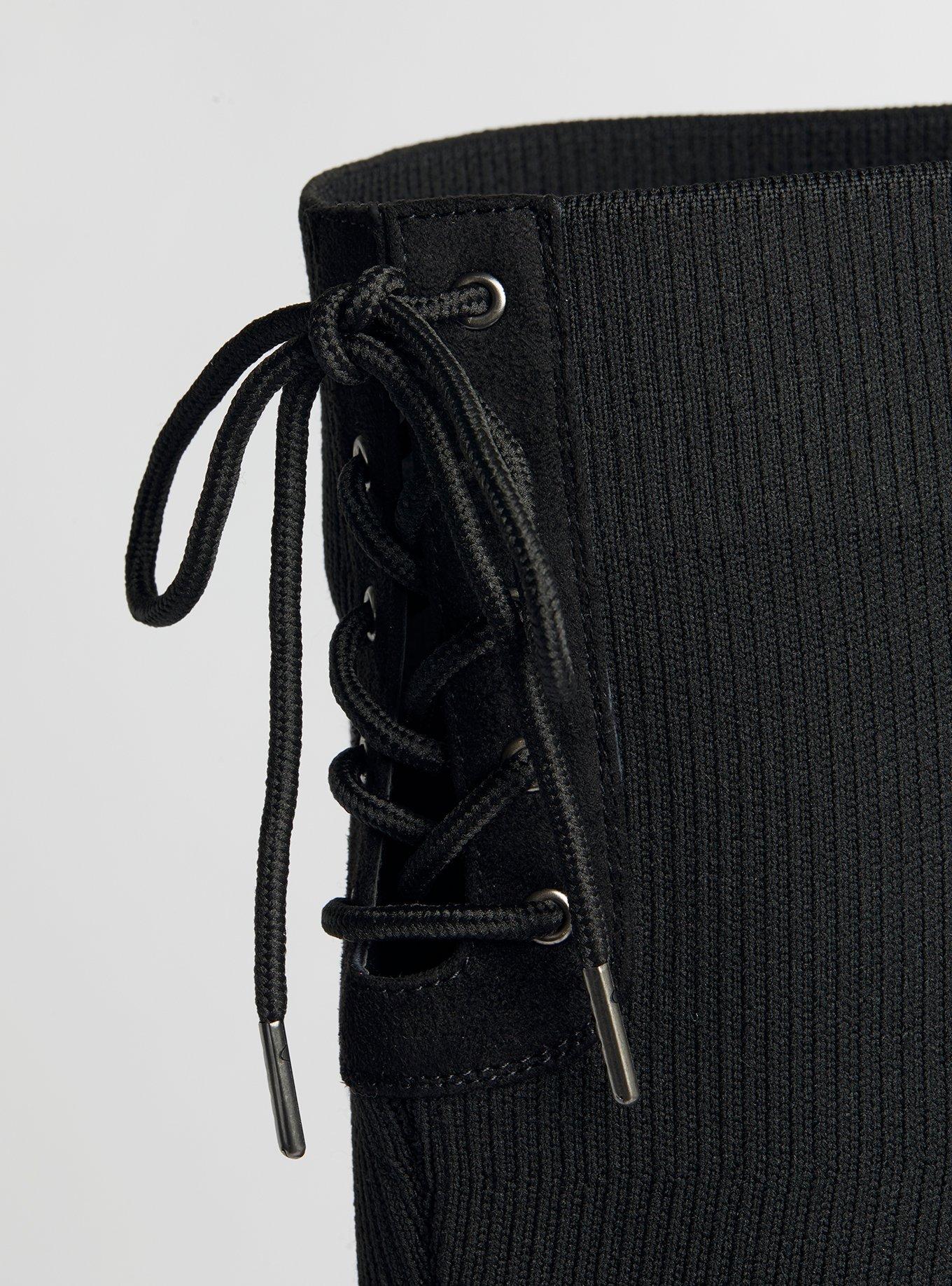 Plus Size - Over The Knee Stretch Platform Boot (WW) - Torrid