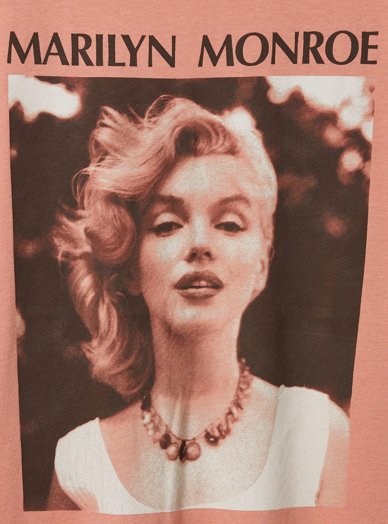 Plus Size - Classic Fit Tee - Cotton Marilyn Monroe Pink - Torrid