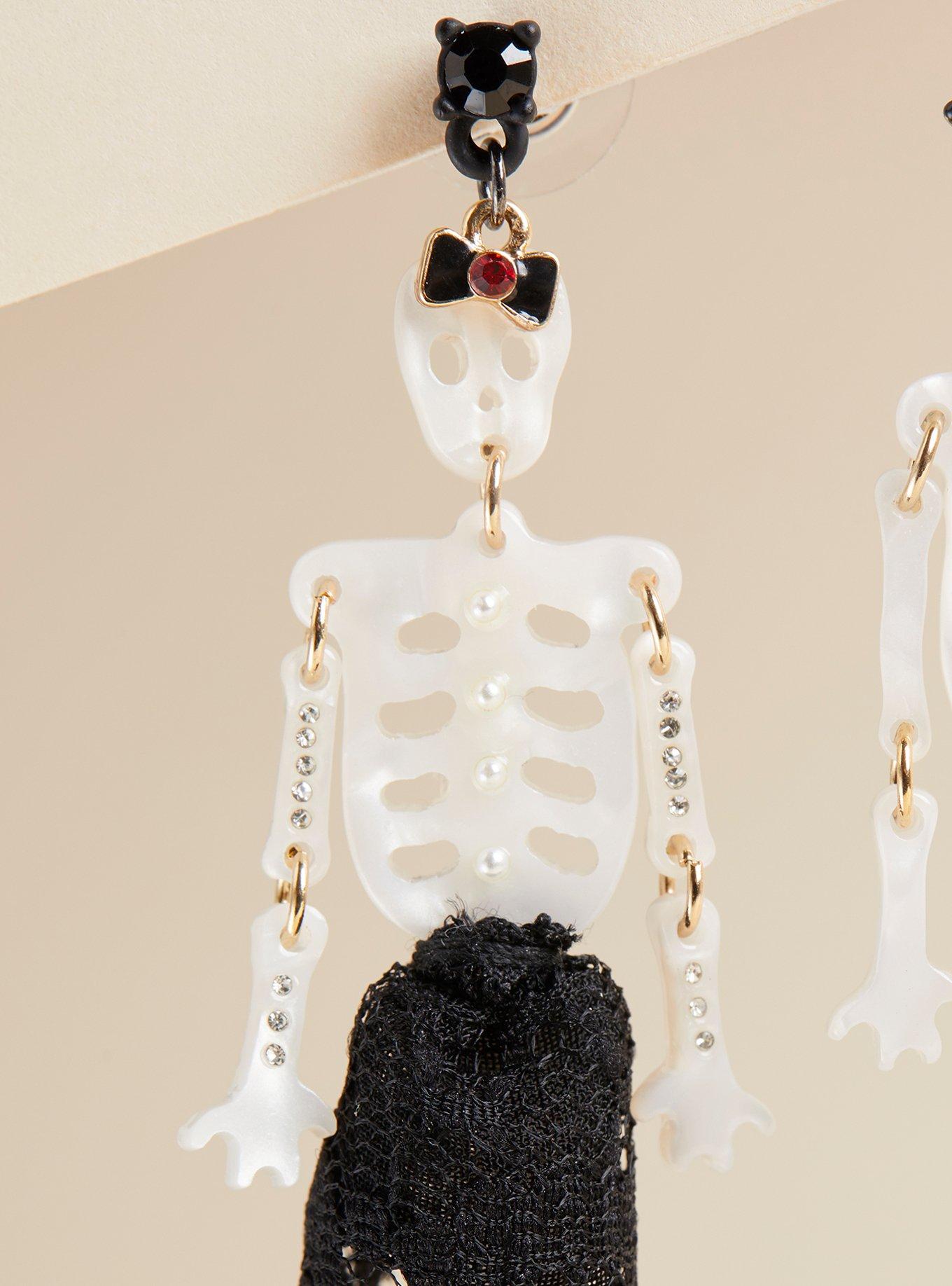 Plus Size - Mr. & Mrs. Skeleton Earrings - Torrid