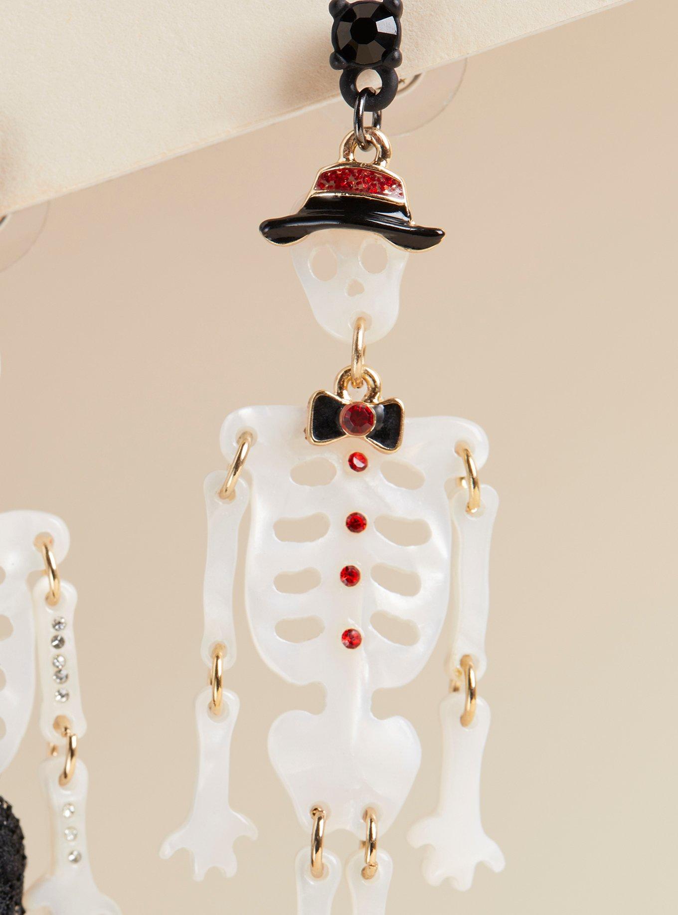 Plus Size - Mr. & Mrs. Skeleton Earrings - Torrid