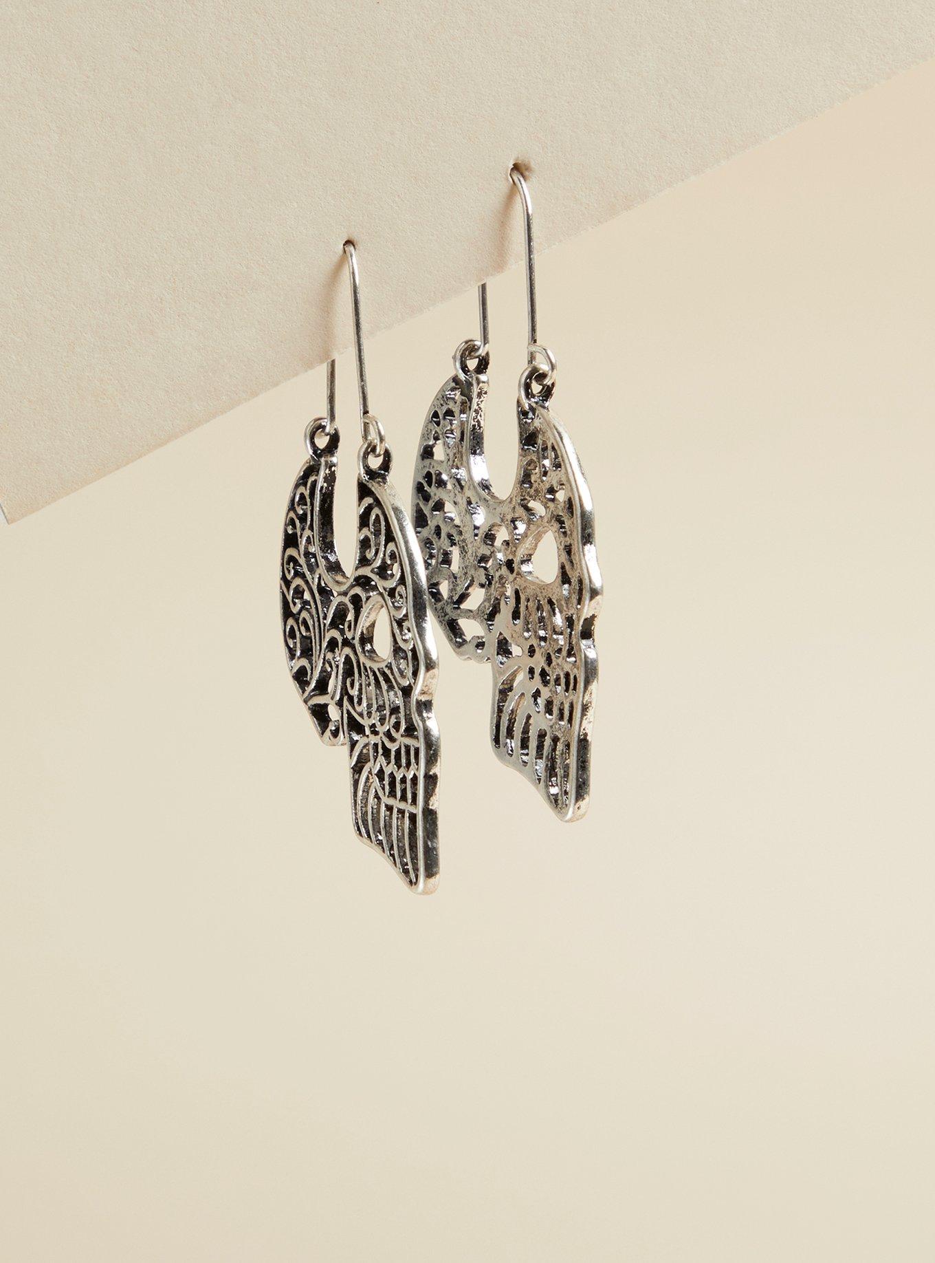 Plus Size - Profile Skull Earring - Torrid