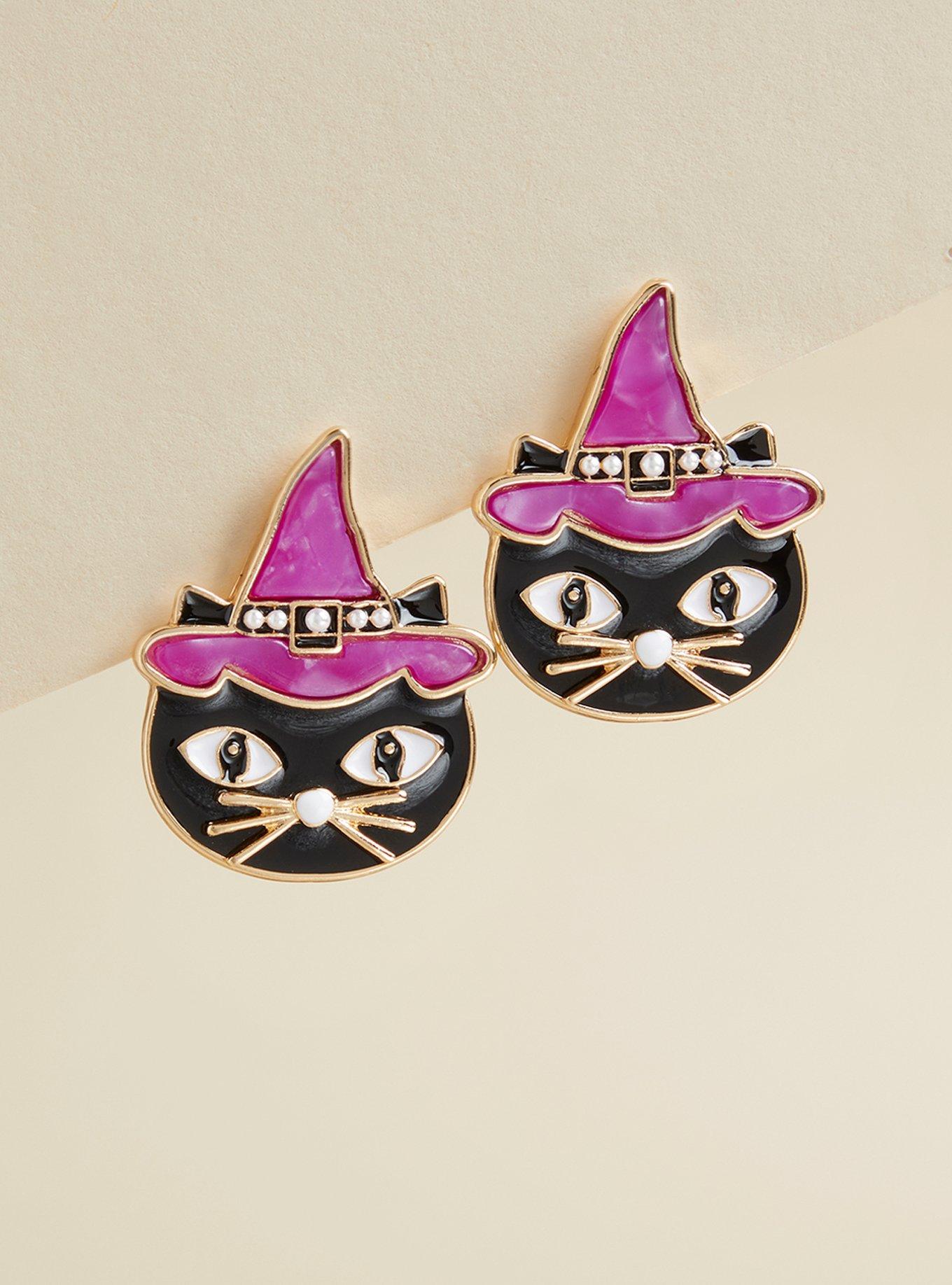 Plus Size - Witchy Cat Earring - Torrid