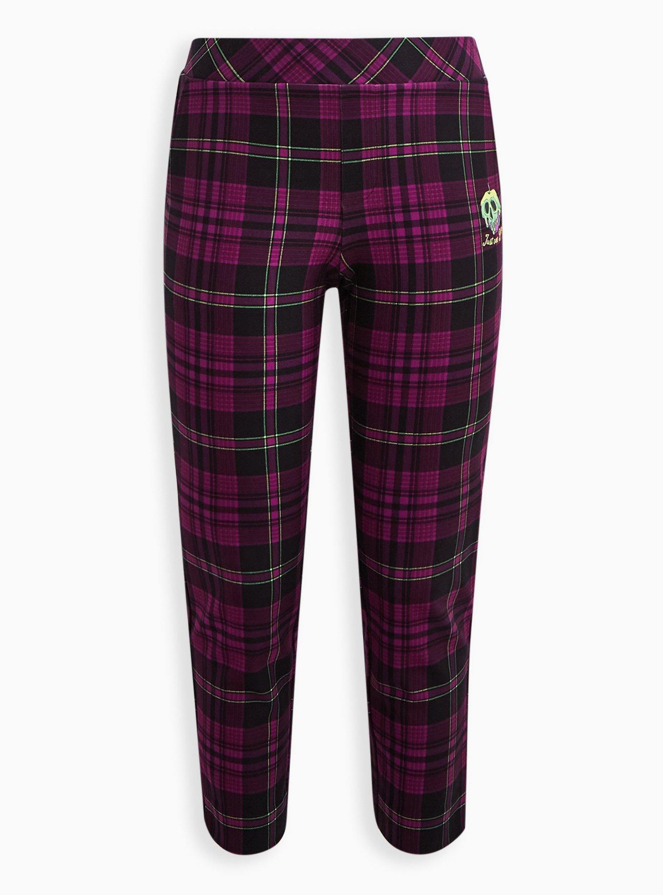 Plus Size - Disney Villains Pull On Straight Trouser - Ponte Poison ...