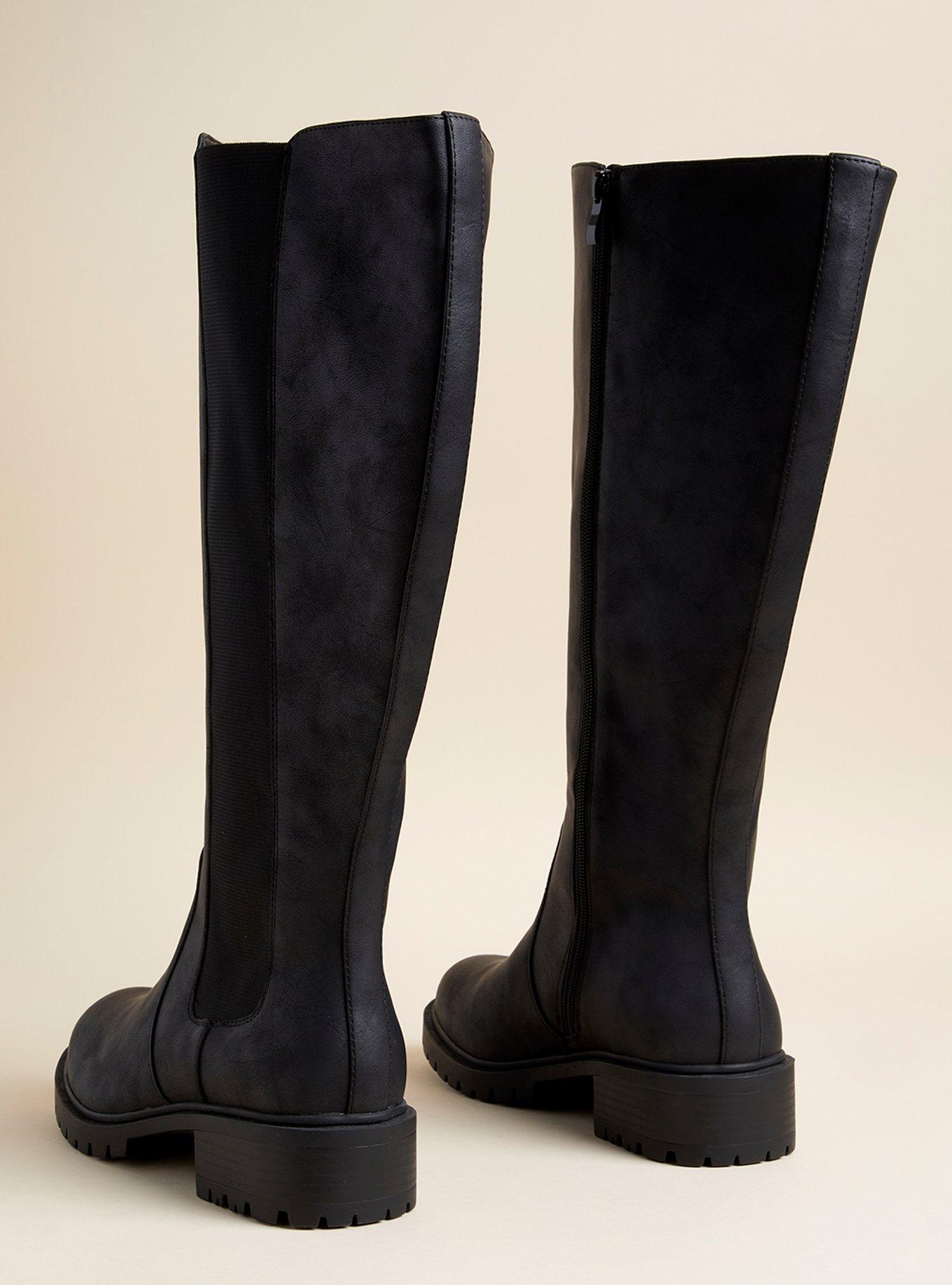 Plus Size - Chunky Chelsea Knee Boot (WW) - Torrid
