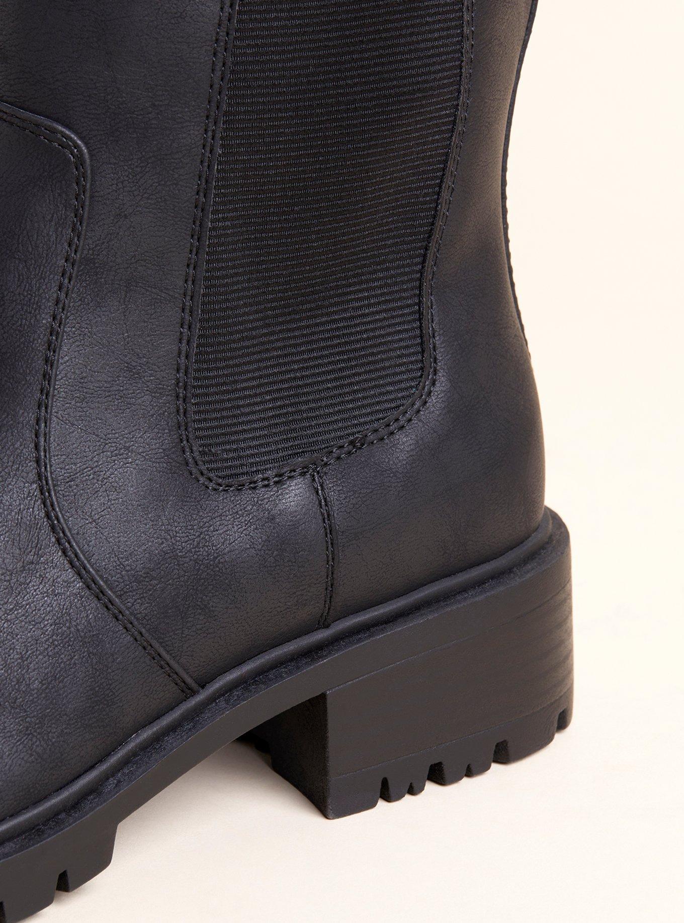 Plus Size - Chunky Chelsea Knee Boot (WW) - Torrid