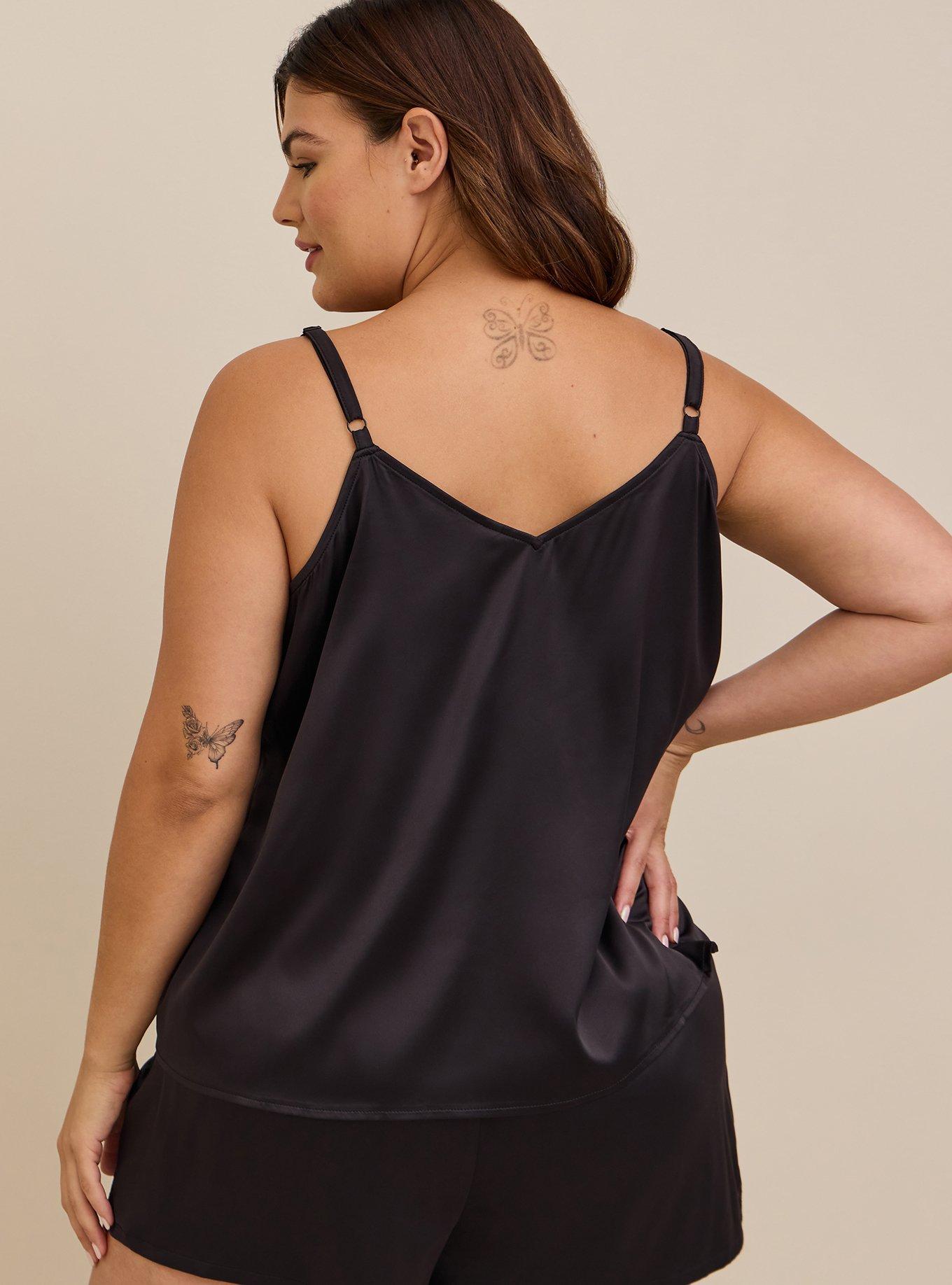 Plus Size - Dream Satin Lace Trim Sleeveless Sleep Cami - Torrid
